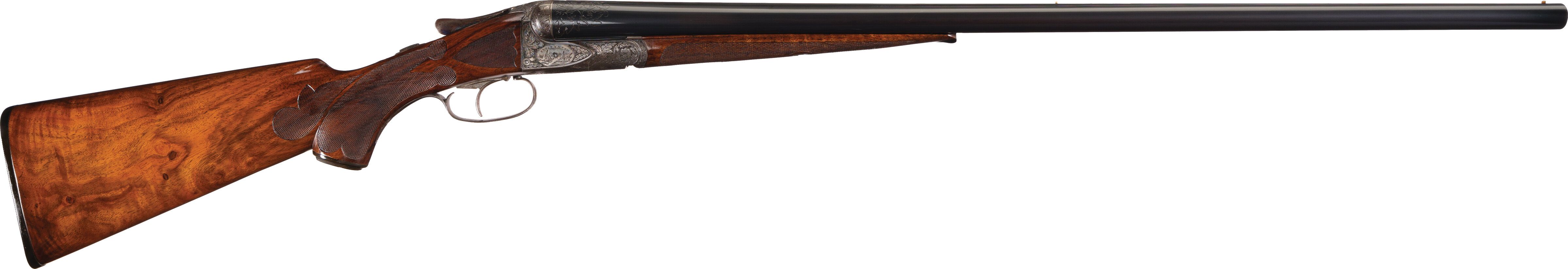 Factory Engraved A. H. Fox XE Grade Double Barrel Shotgun | Rock Island ...