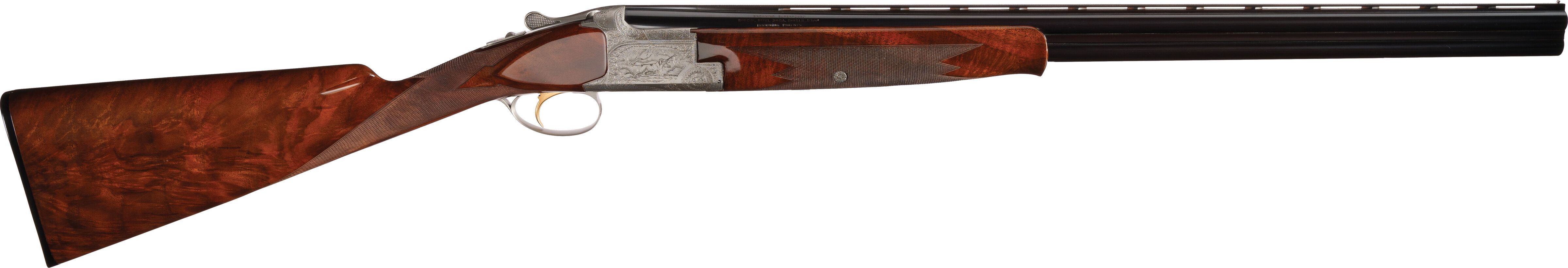 Lambert Engraved Browning 28 Ga Pointer Grade Superposed Shotgun | Rock ...
