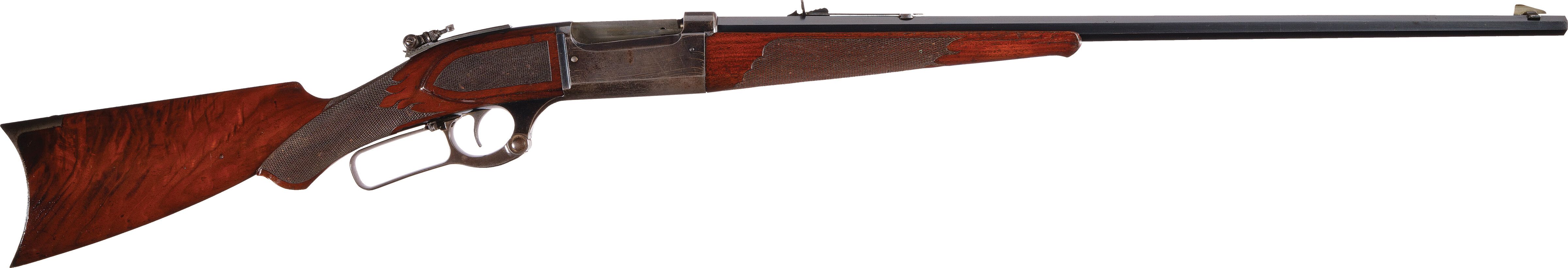 Antique Savage Model 1895 Lever Action Rifle with Deluxe Wood | Rock ...