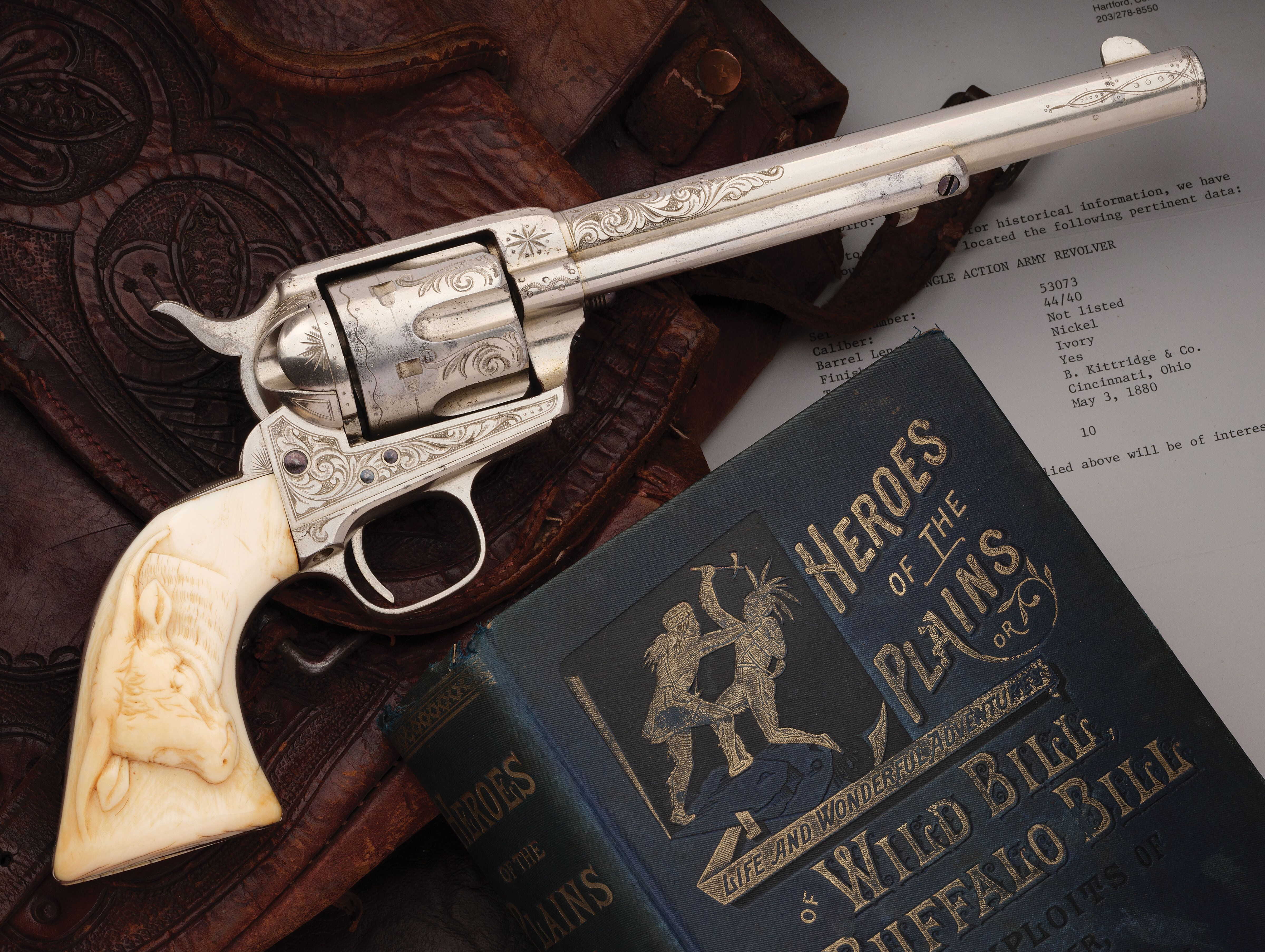 Factory Engraved Colt Frontier Six Shooter Single Action Army | Rock ...