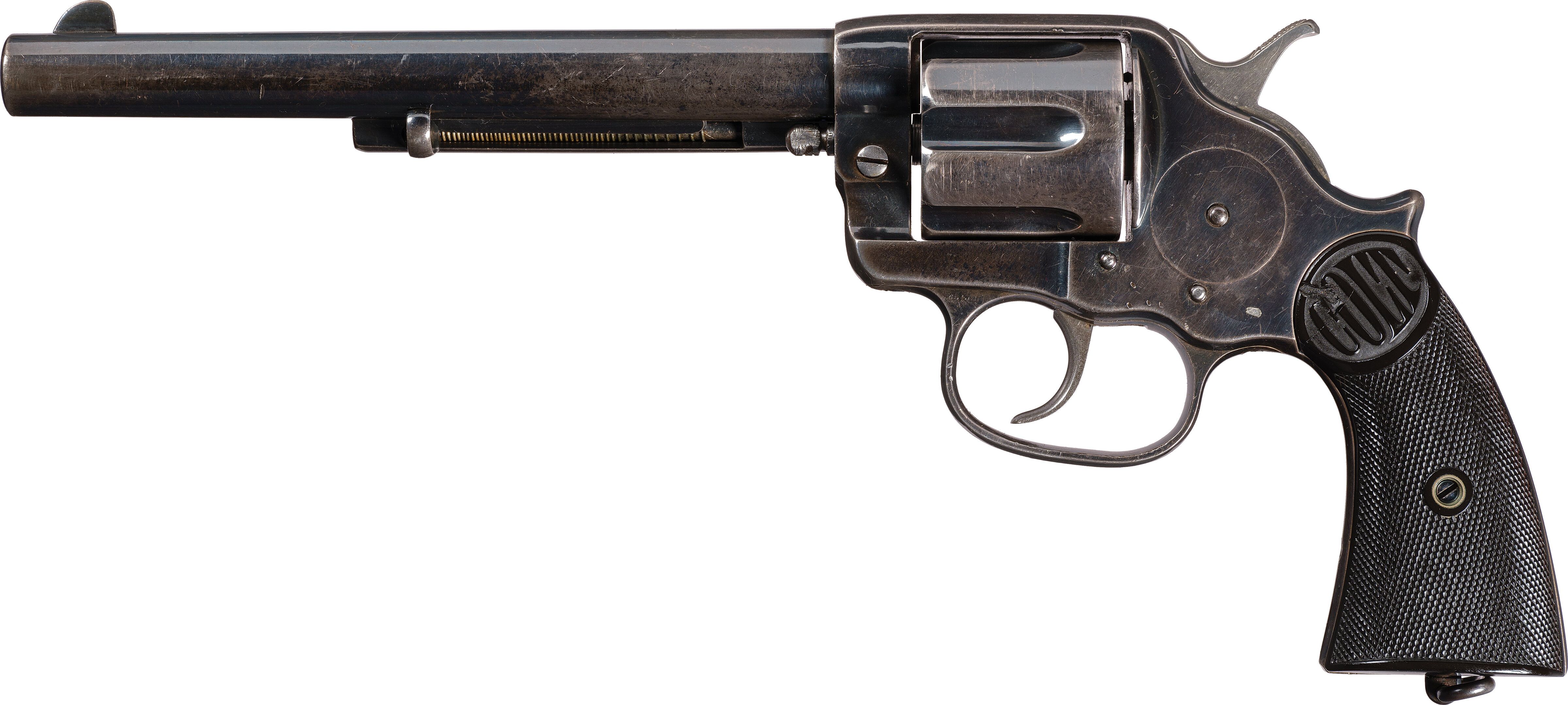 London Shipped Silver Antique Colt 1878 Revolver, Square Butt | Rock ...