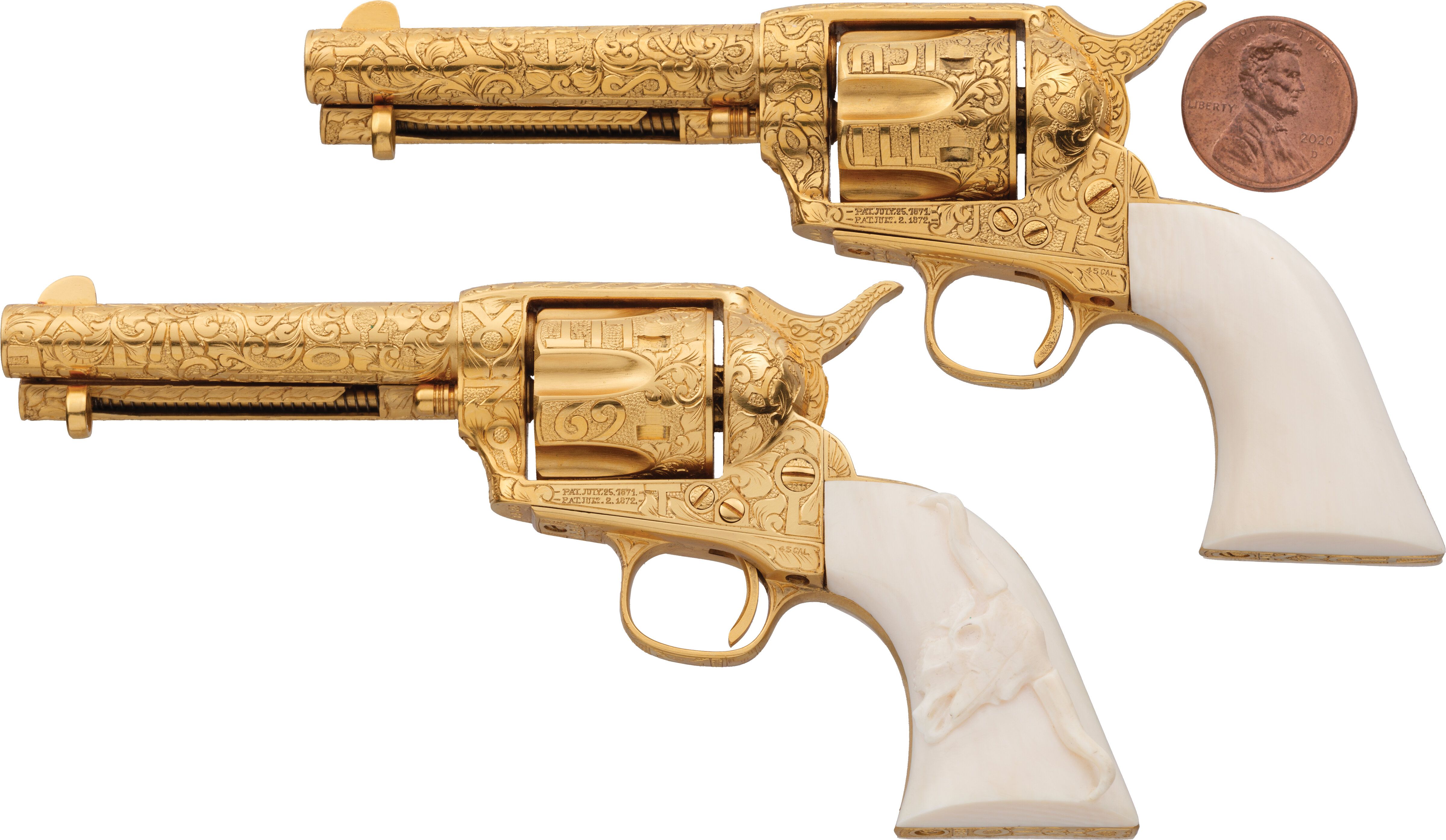 Pair of Uberti Miniature Colt Single Action Army Revolvers | Rock ...