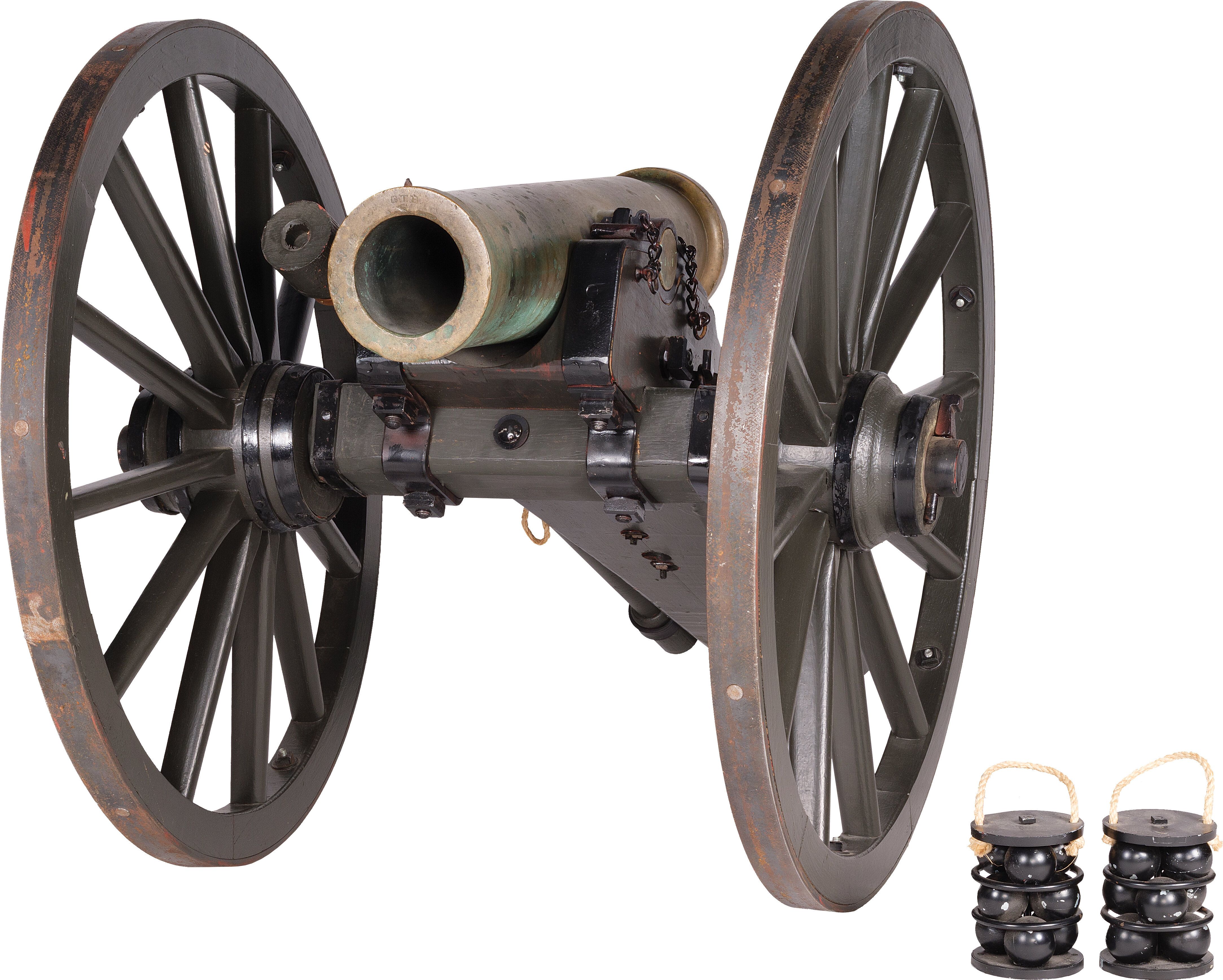 Civil War U.S. Ames 1835 Bronze 12-Pounder Mountain Howitzer | Rock ...