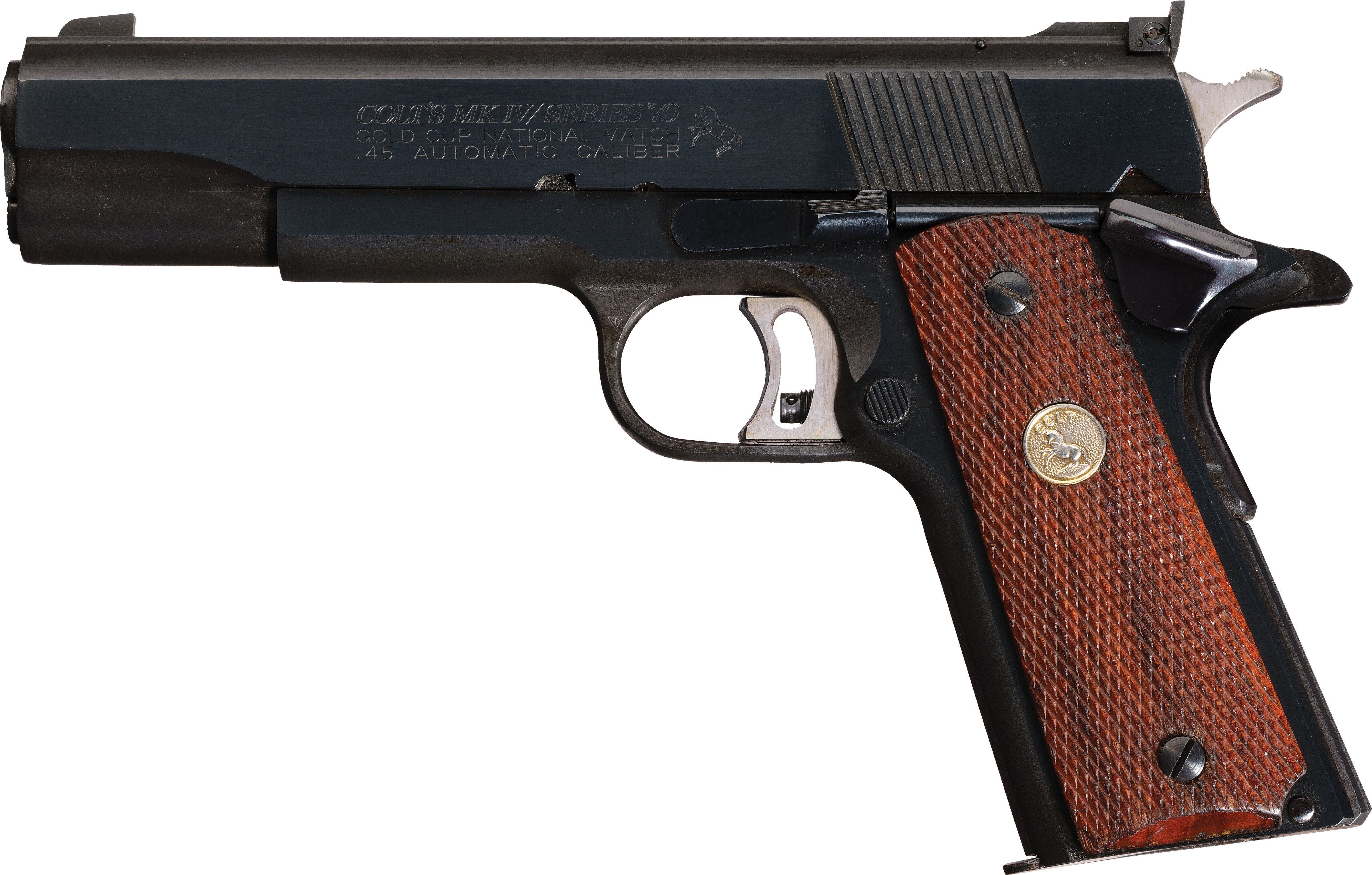 Colt Executive Shipped Series 70 Gold Cup NM Pistol with Letters | Rock ...