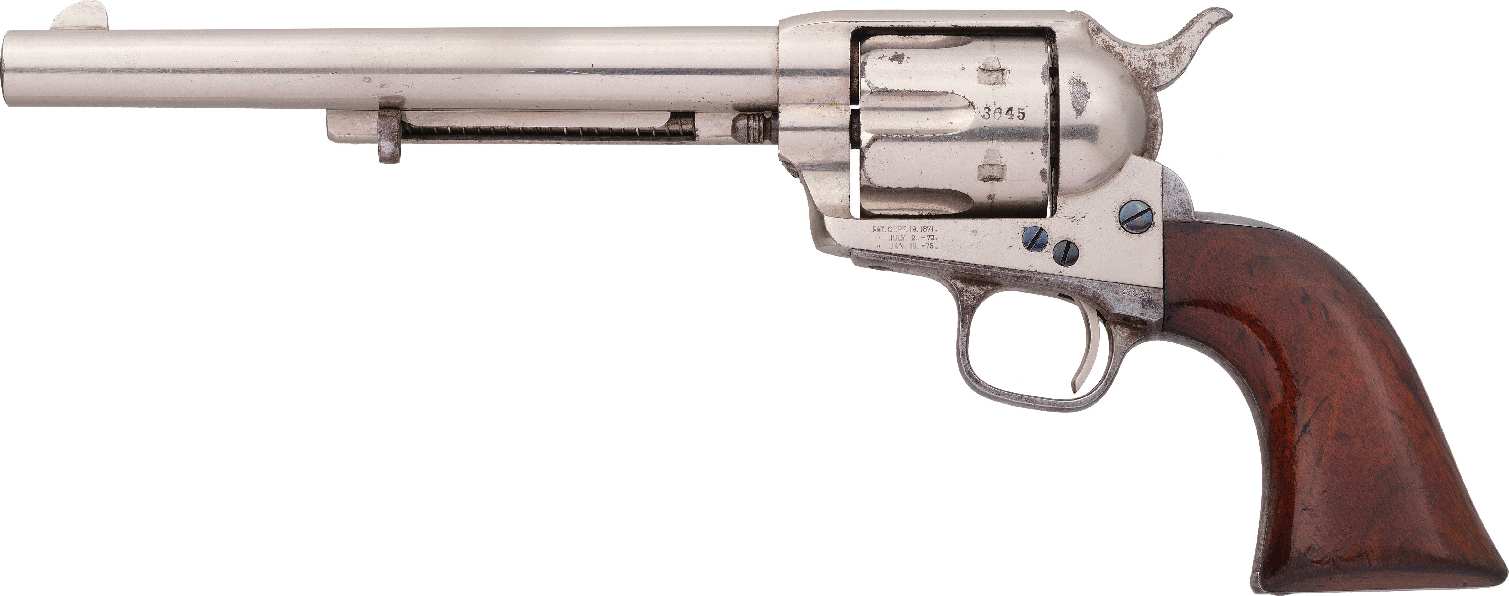 Antique Colt Single Action Army Revolver with Factory Letter | Rock ...