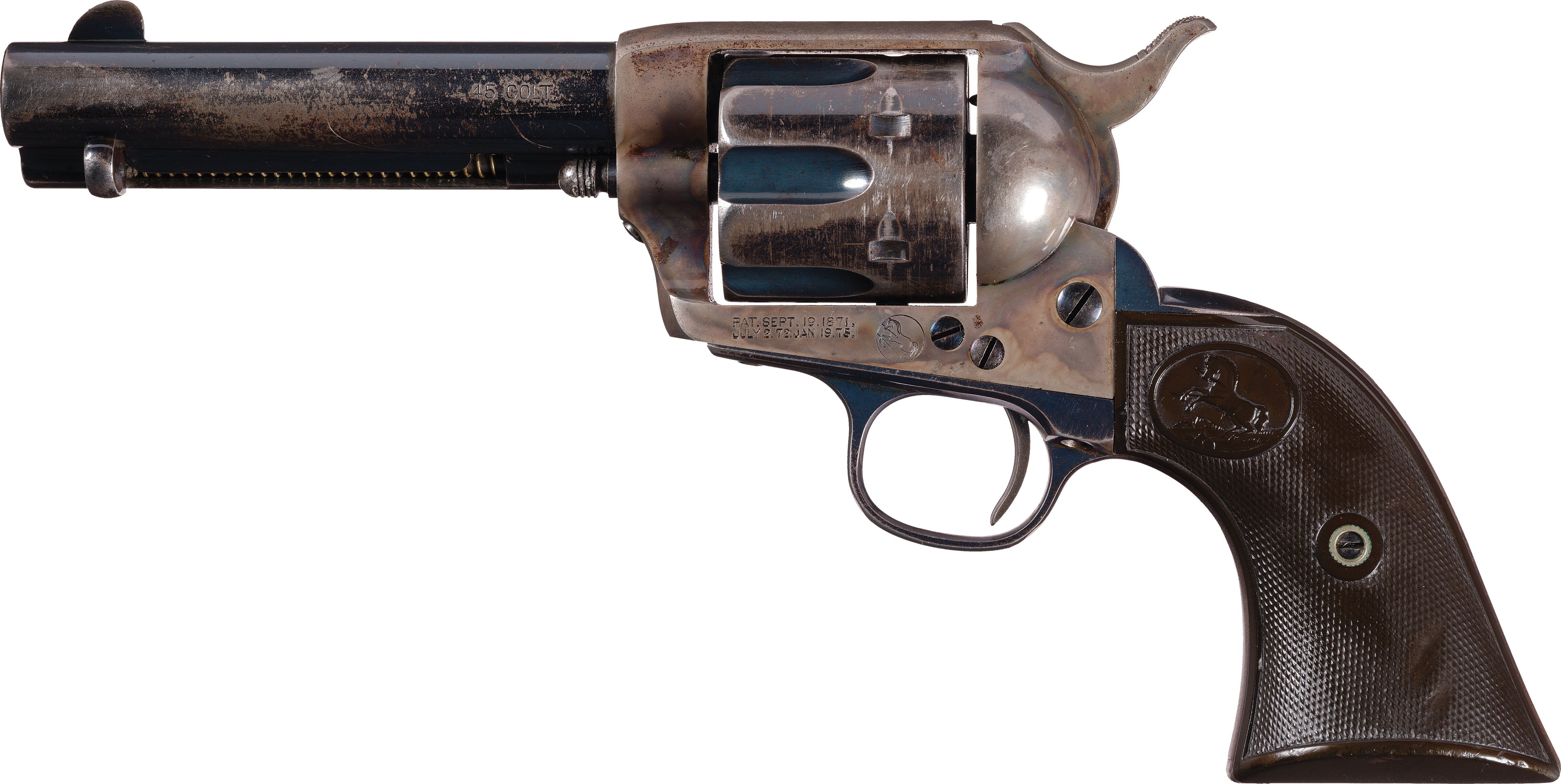 Antique Colt Single Action Army Revolver with Factory Letter | Rock ...