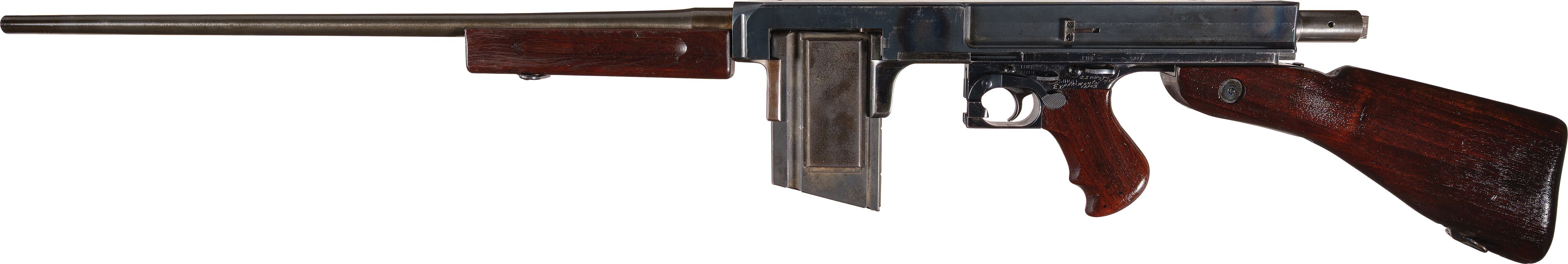 Prototype .30-06 Thompson, Class III/NFA C&R Machine Gun | Rock Island ...