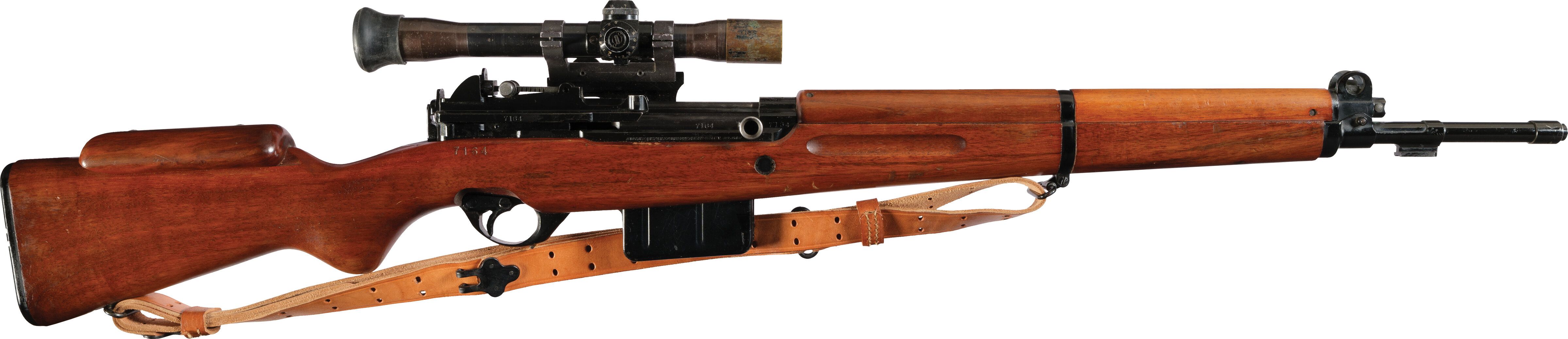 Luxembourg Contract FN Model FN-49 Sniper Rifle with Scope | Rock ...