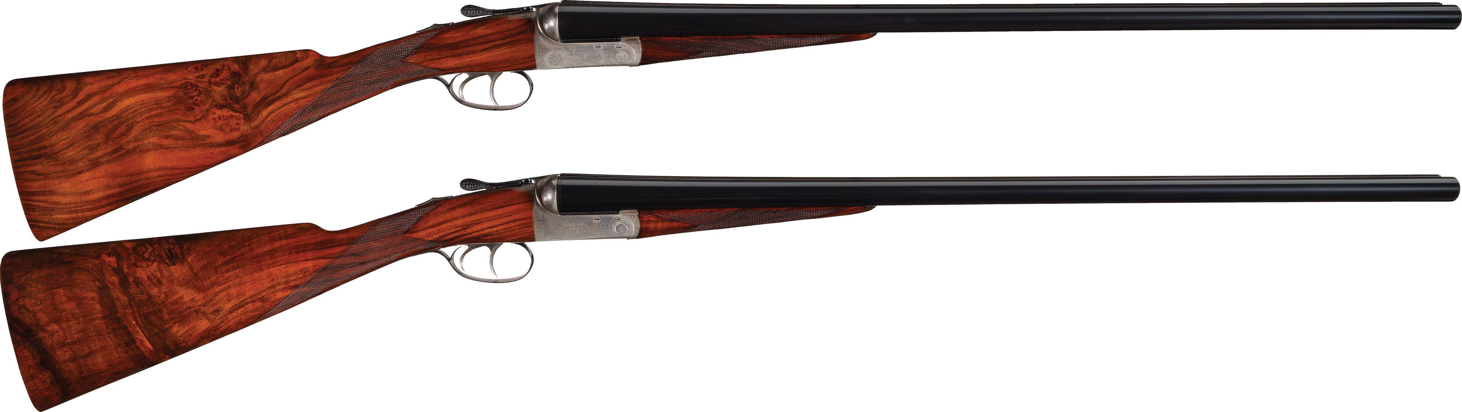 Pair of John Dickson & Son Round Body Double Barrel Shotguns | Rock ...