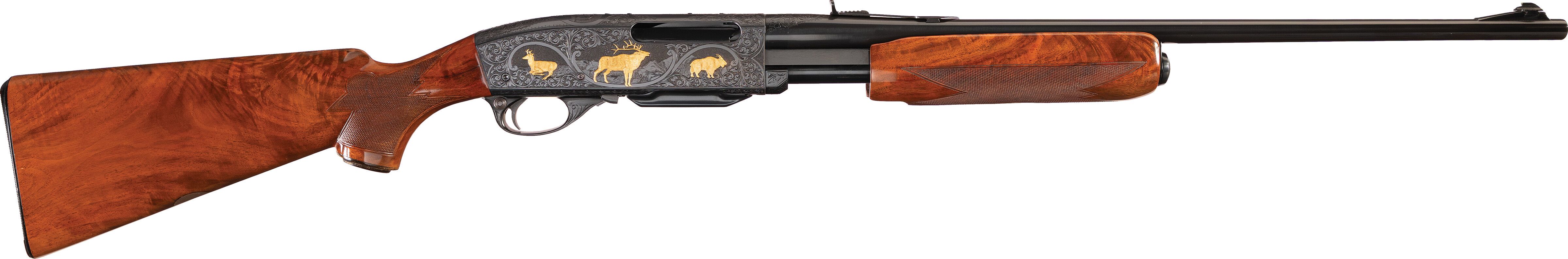 Robert Runge Engraved Remington F Grade Model 760 FDL Rifle | Rock ...