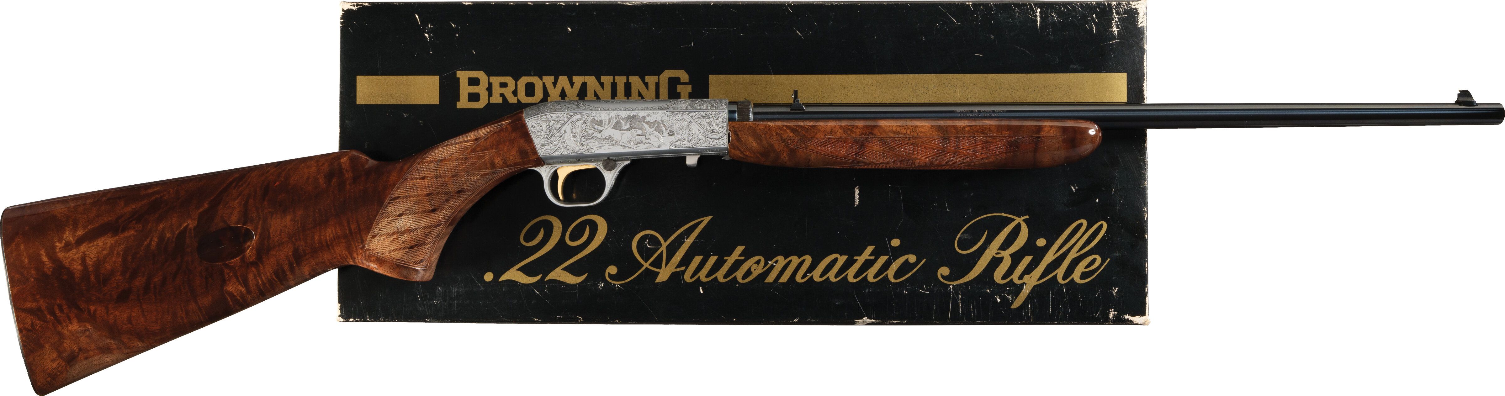 Factory Engraved Browning 22 Auto Grade III Semi-Automatic Rifle | Rock ...