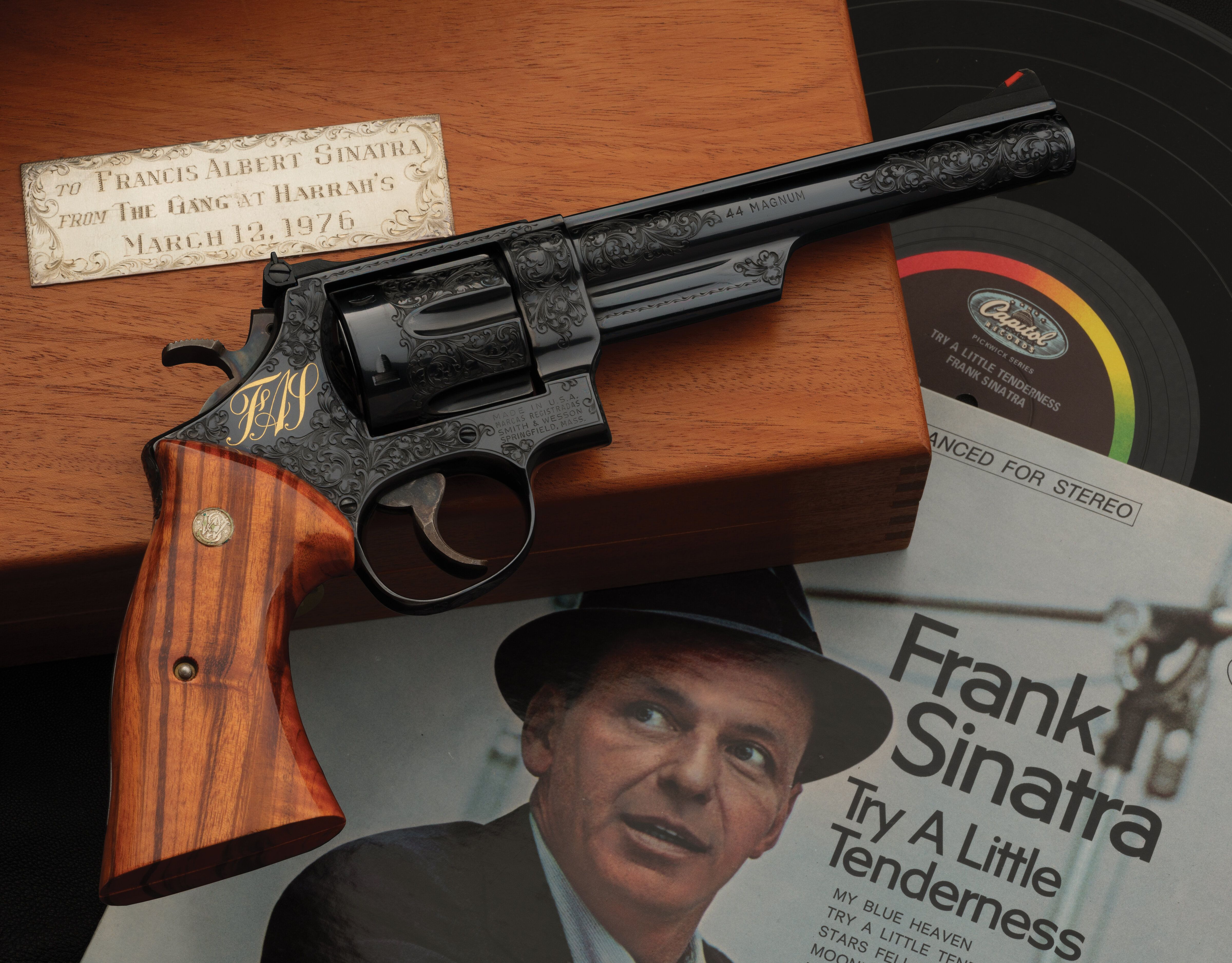 Frank Sinatra's Engraved Smith & Wesson Model 29-2 Revolver | Rock ...