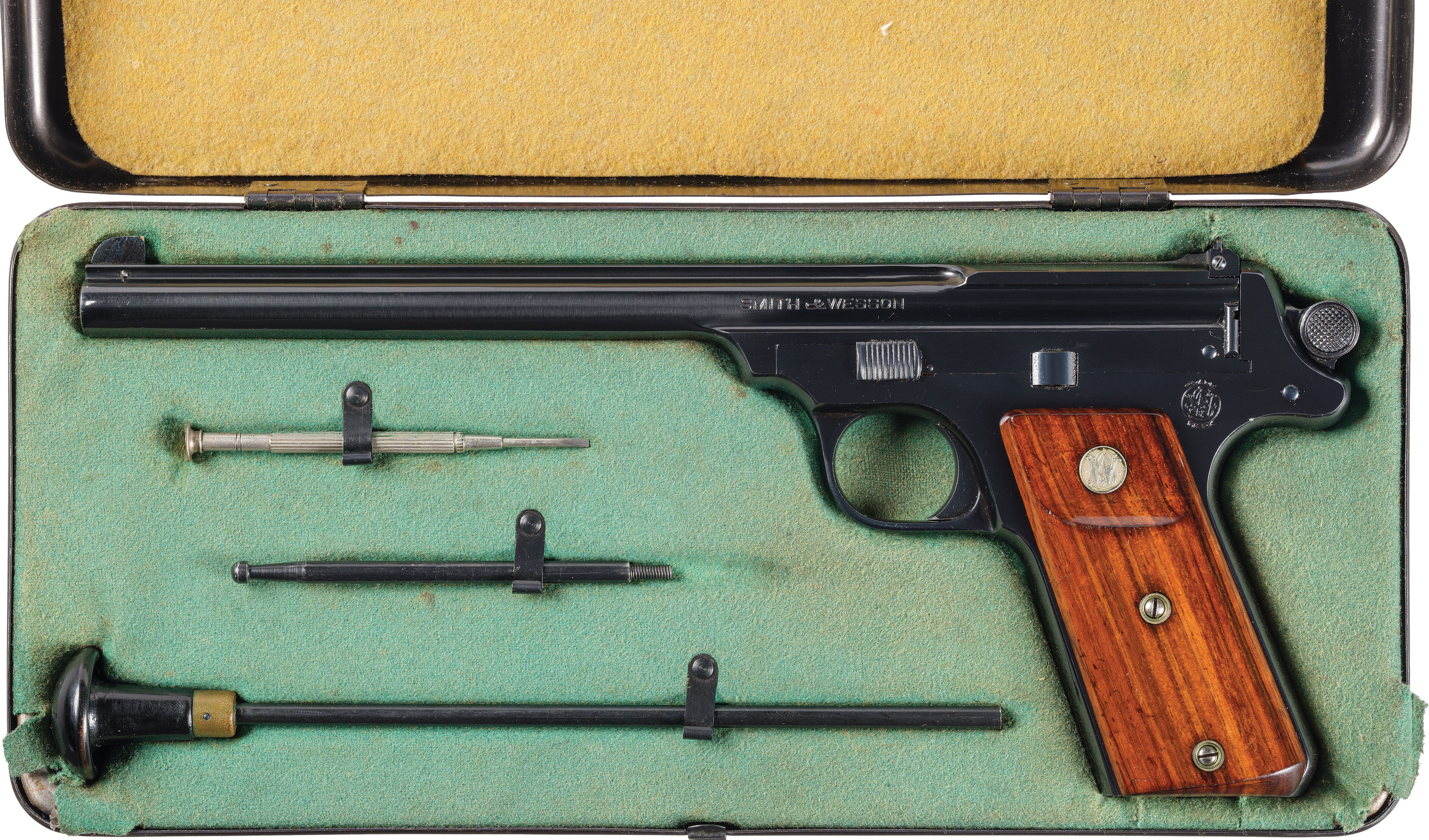 Smith & Wesson Fourth Model Straight Line Target Pistol | Rock Island ...