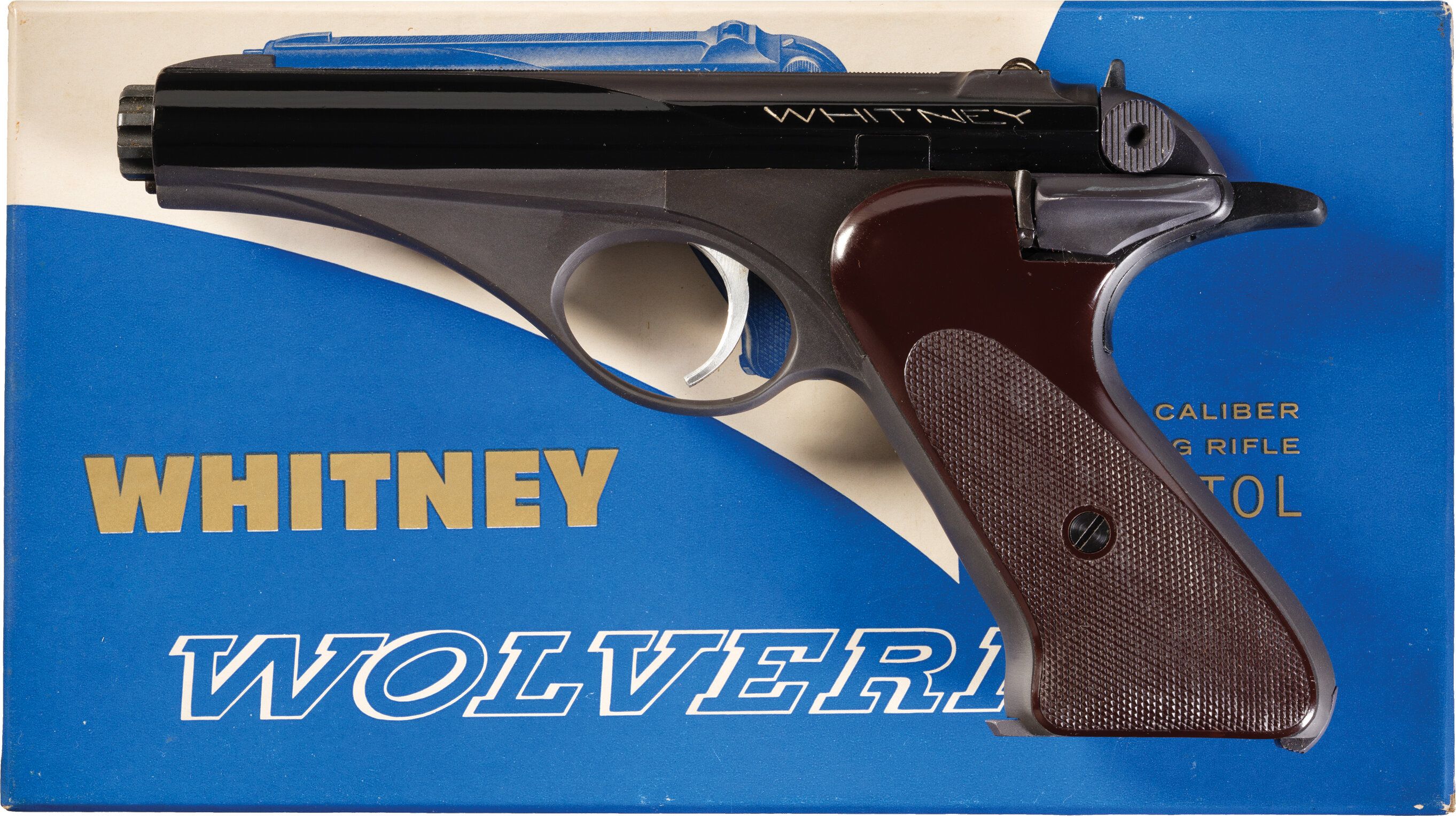 Presentation Wolverine Whitney Firearms Inc. Pistol with Box | Rock ...