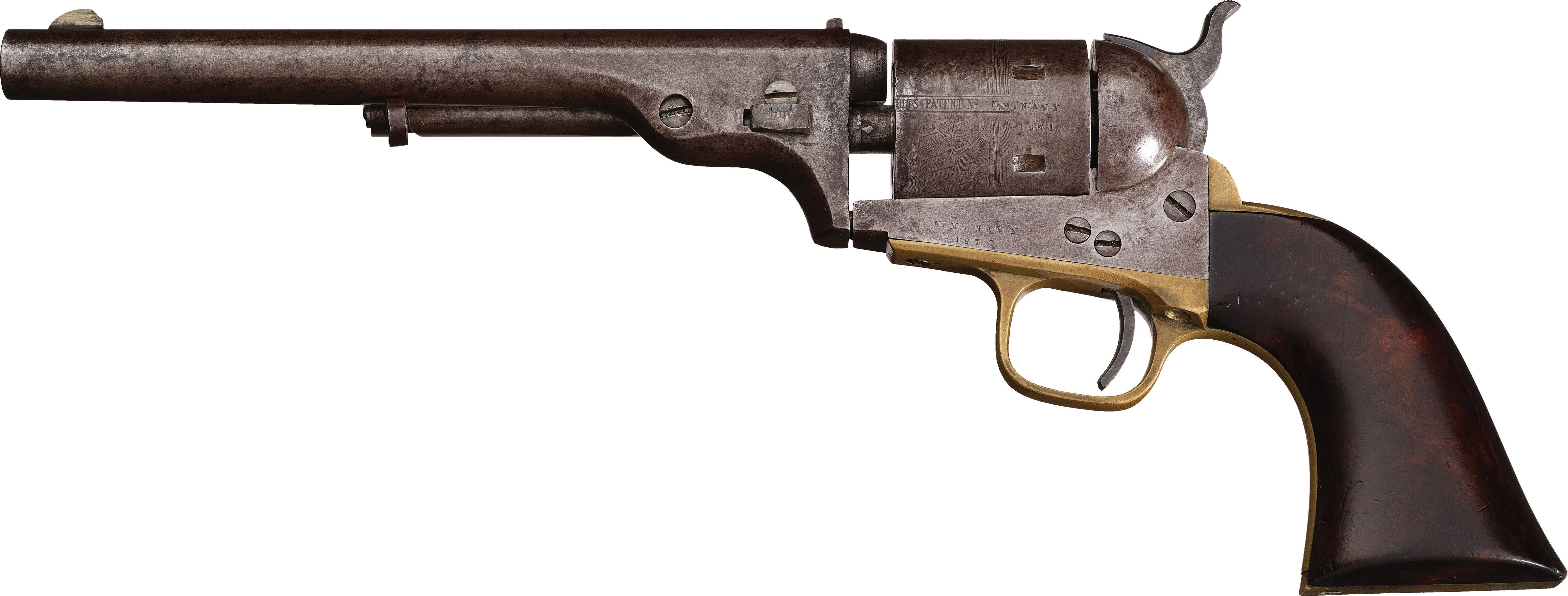 Experimental Prototype .38 CF Colt 1871-1872 Open Top Revolver | Rock ...