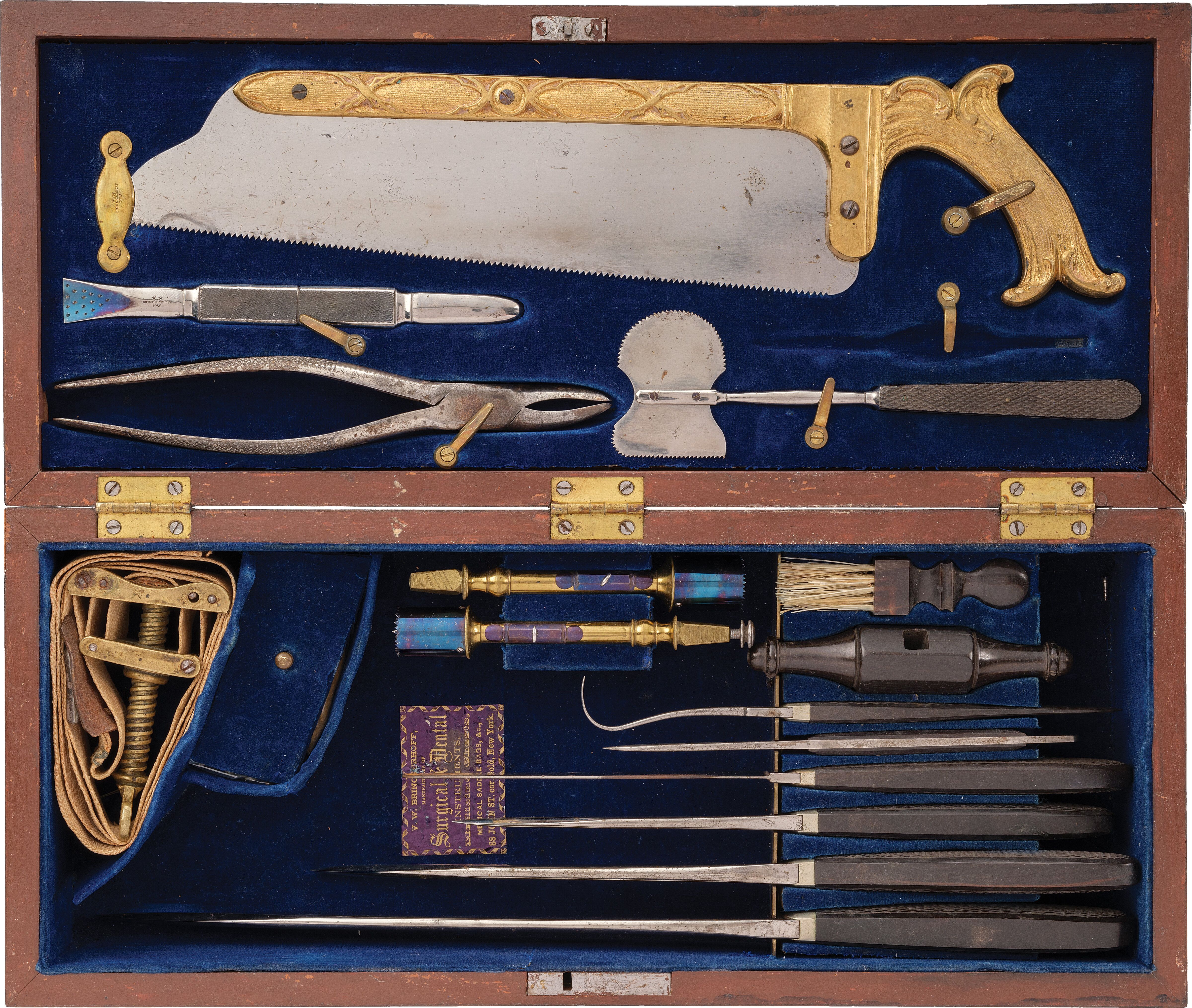 19th Century New York Amputation and Trepanation Kit | Rock Island Auction