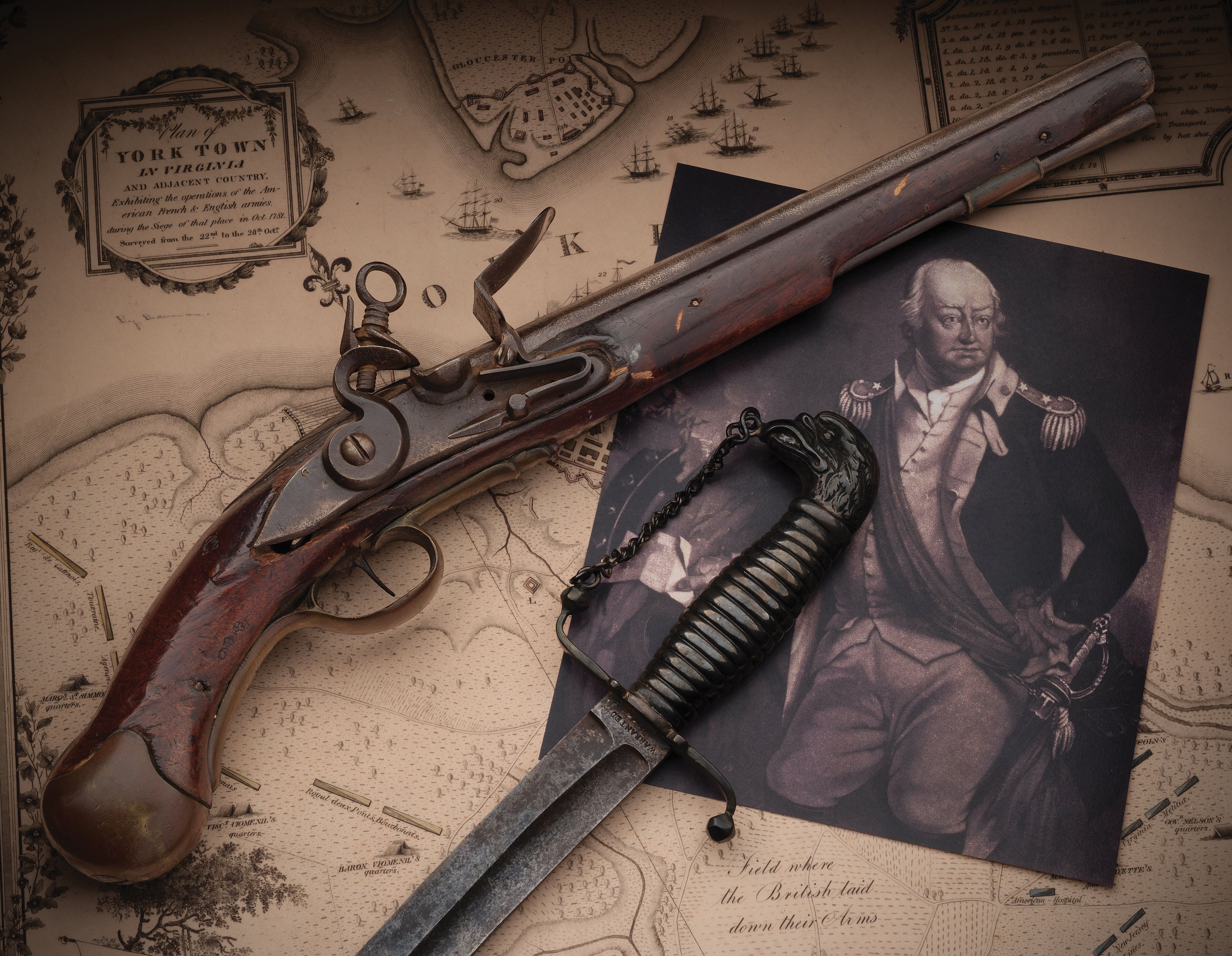 Flintlock Pistol Identified to Major General Benjamin Lincoln | Rock ...