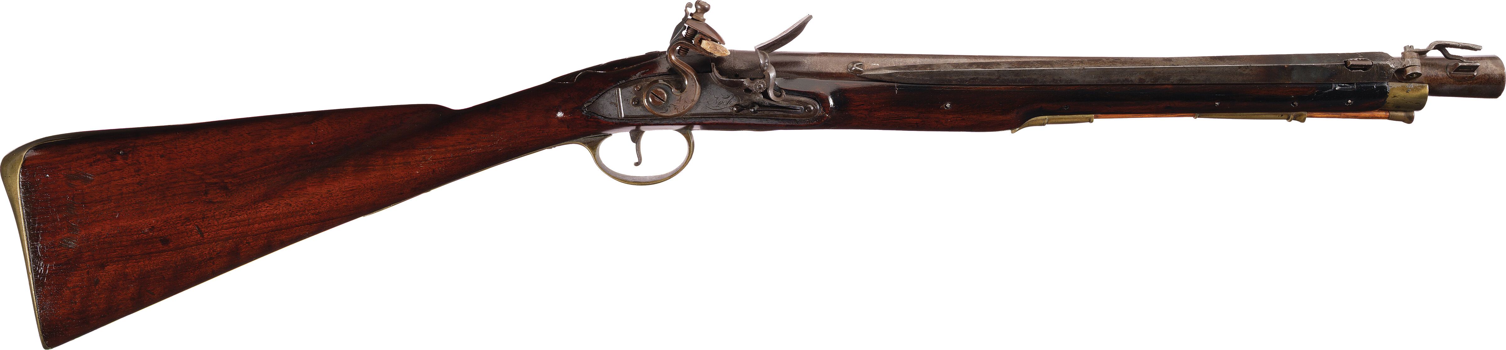 Henry Nock Flintlock Carbine with Folding Bayonet | Rock Island Auction