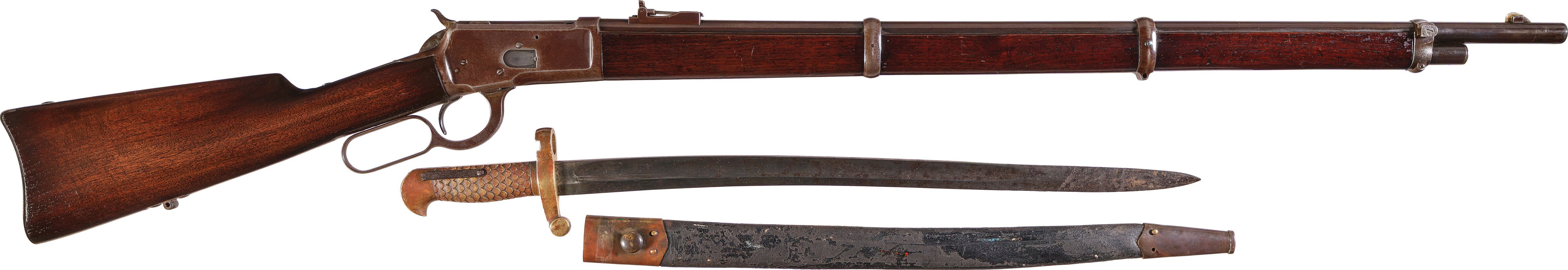 Winchester Model 1892 Military Musket with Saber Bayonet | Rock Island ...