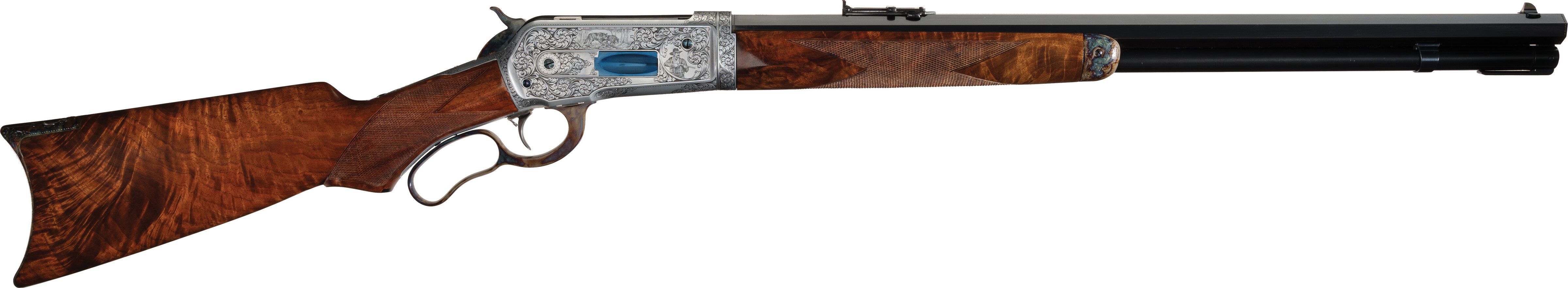 Marty Rabeno Master Engraved Winchester Model 1886 Rifle | Rock Island ...