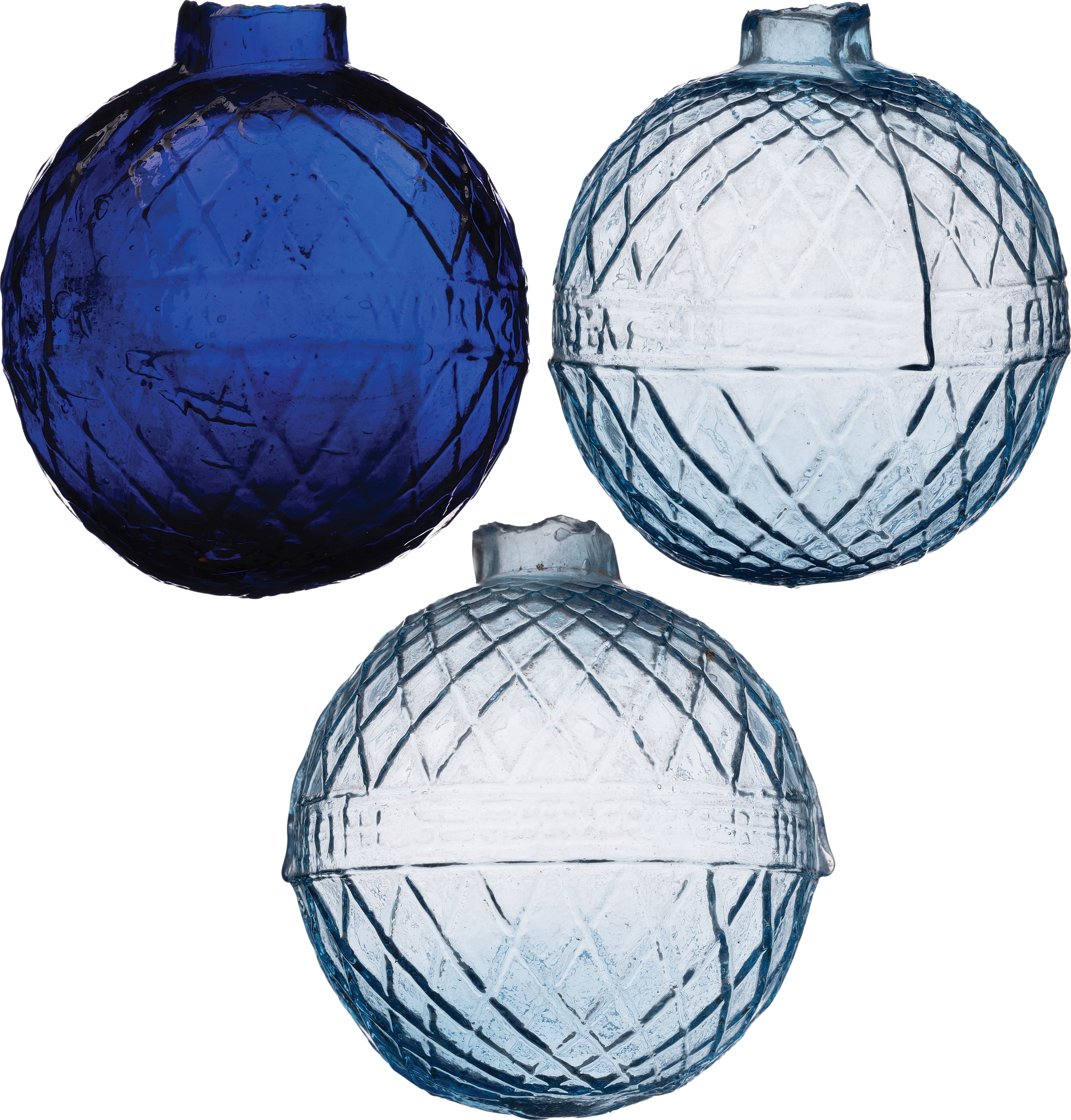 Three Scarce and Attractive Bogardus Type Glass Target Balls | Rock ...