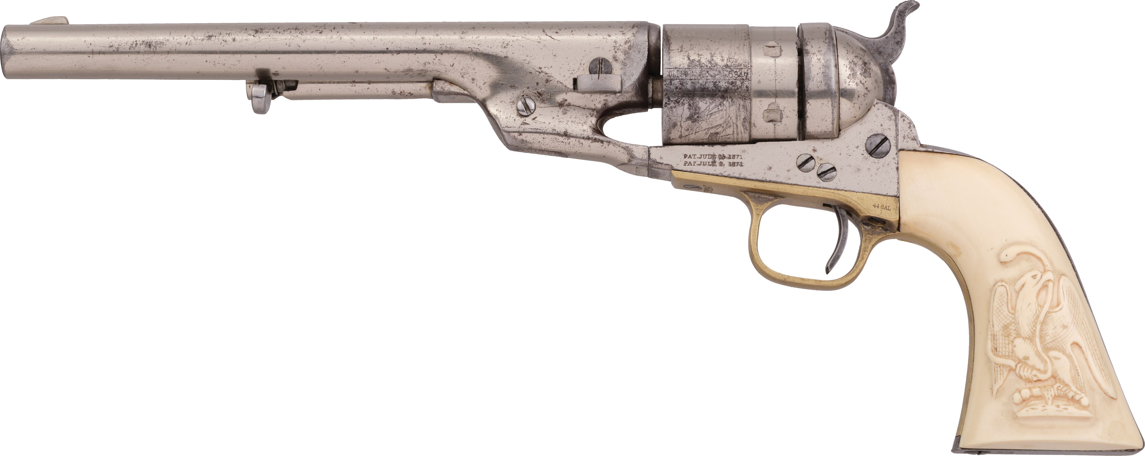 Colt 1860 Army Richards-Mason Revolver with Mexican Eagle Grip | Rock ...