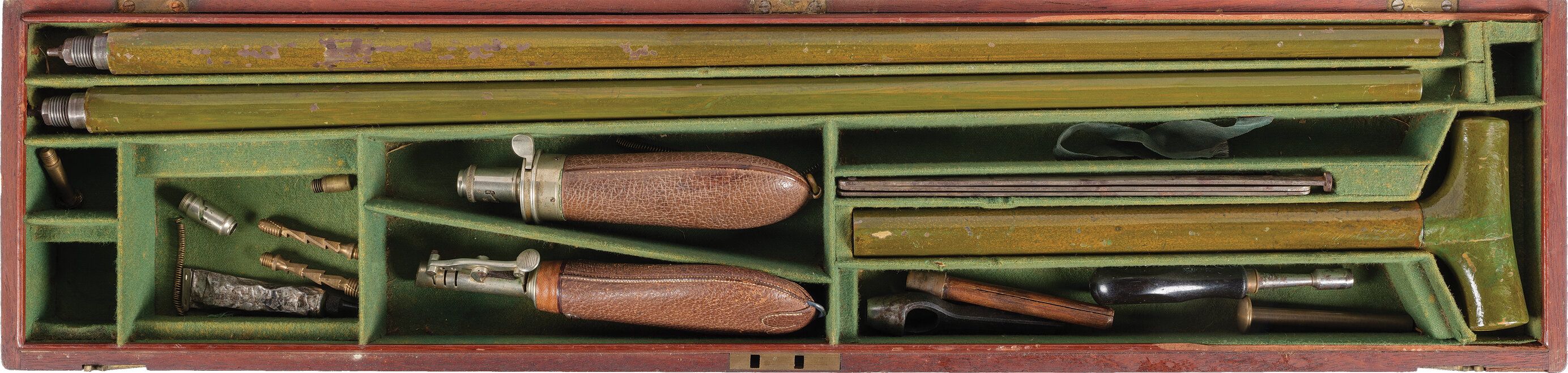 Cased Parker, Field & Sons Percussion Cane Gun Two Barrel Set | Rock ...
