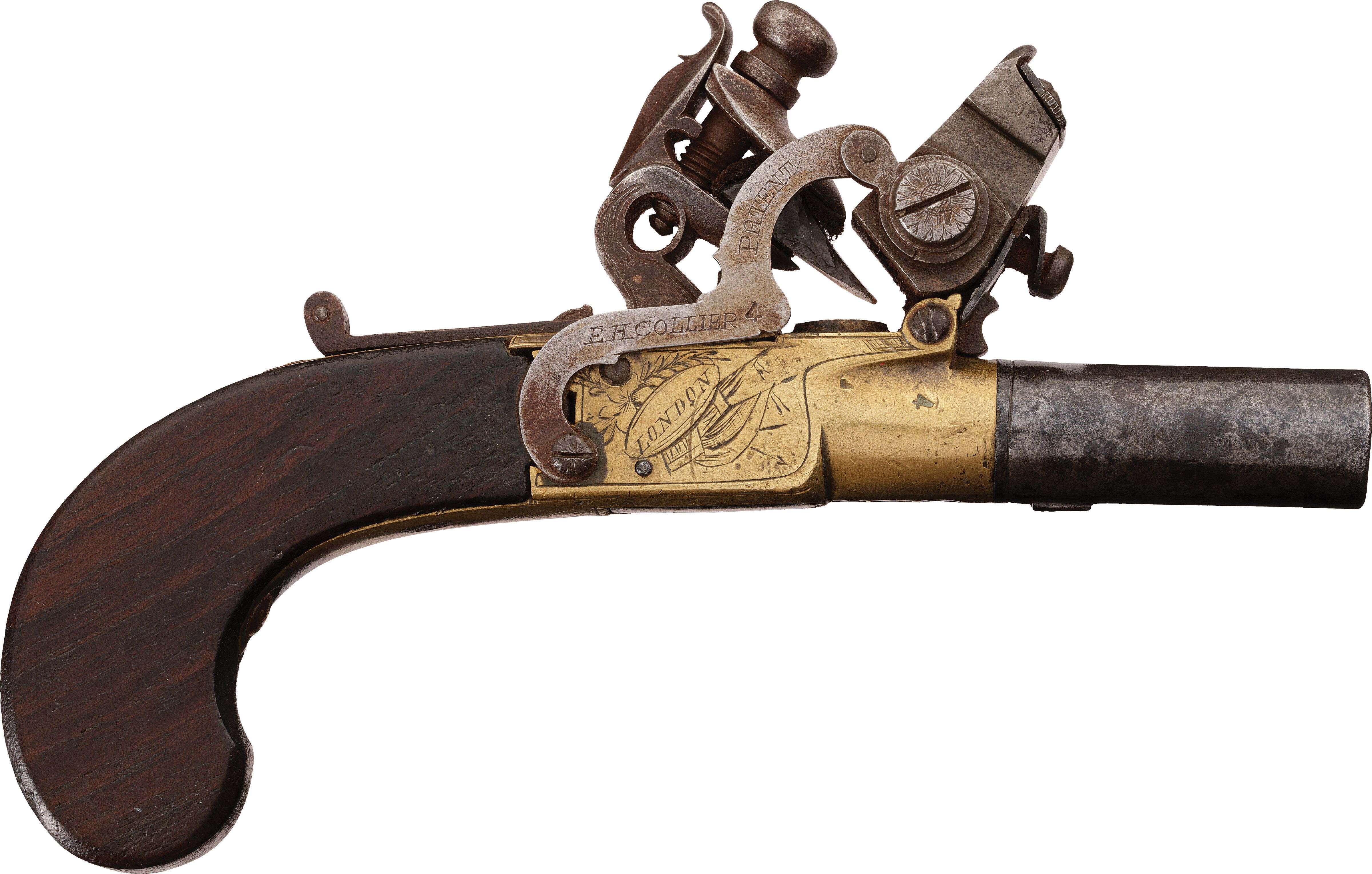 Drury Boxlock Flintlock Pocket Pistol with Automatic Primer | Rock ...