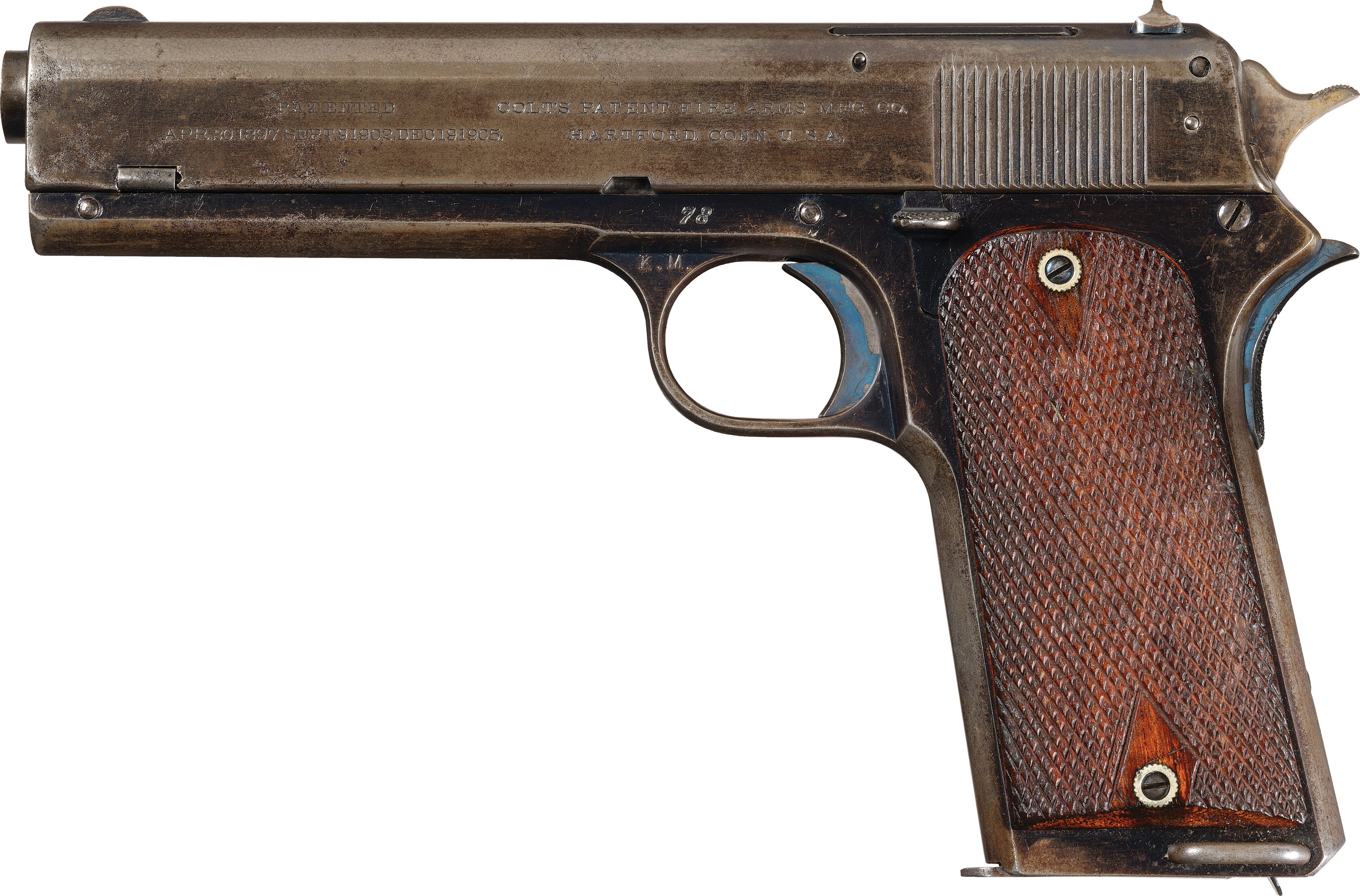 U.S. Army Test Trials Colt Model 1907 Military Pistol | Rock Island Auction