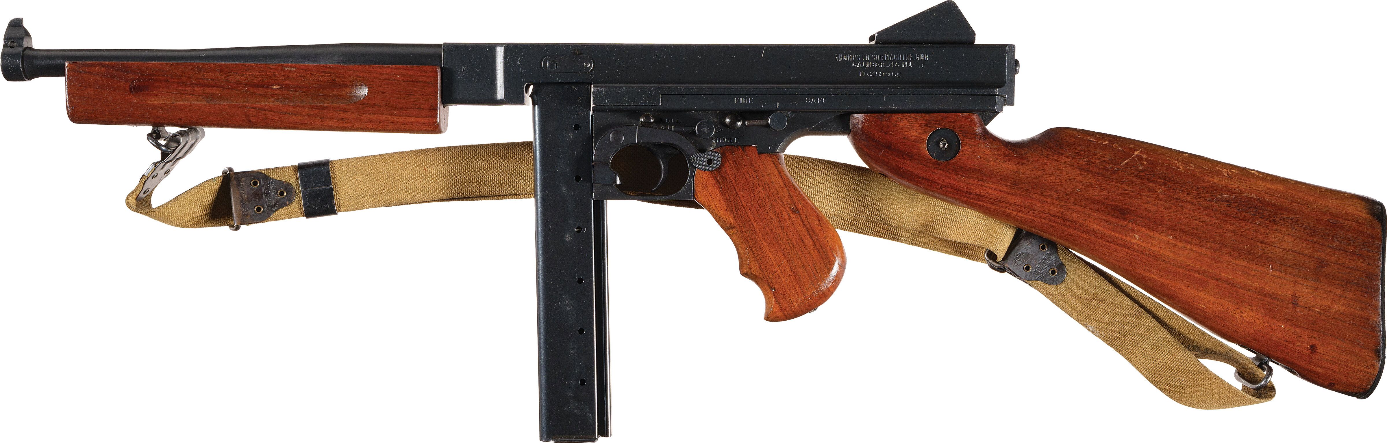WWII U.S. AO/Savage M1A1 Thompson, Class III/NFA C&R Machine Gun | Rock ...