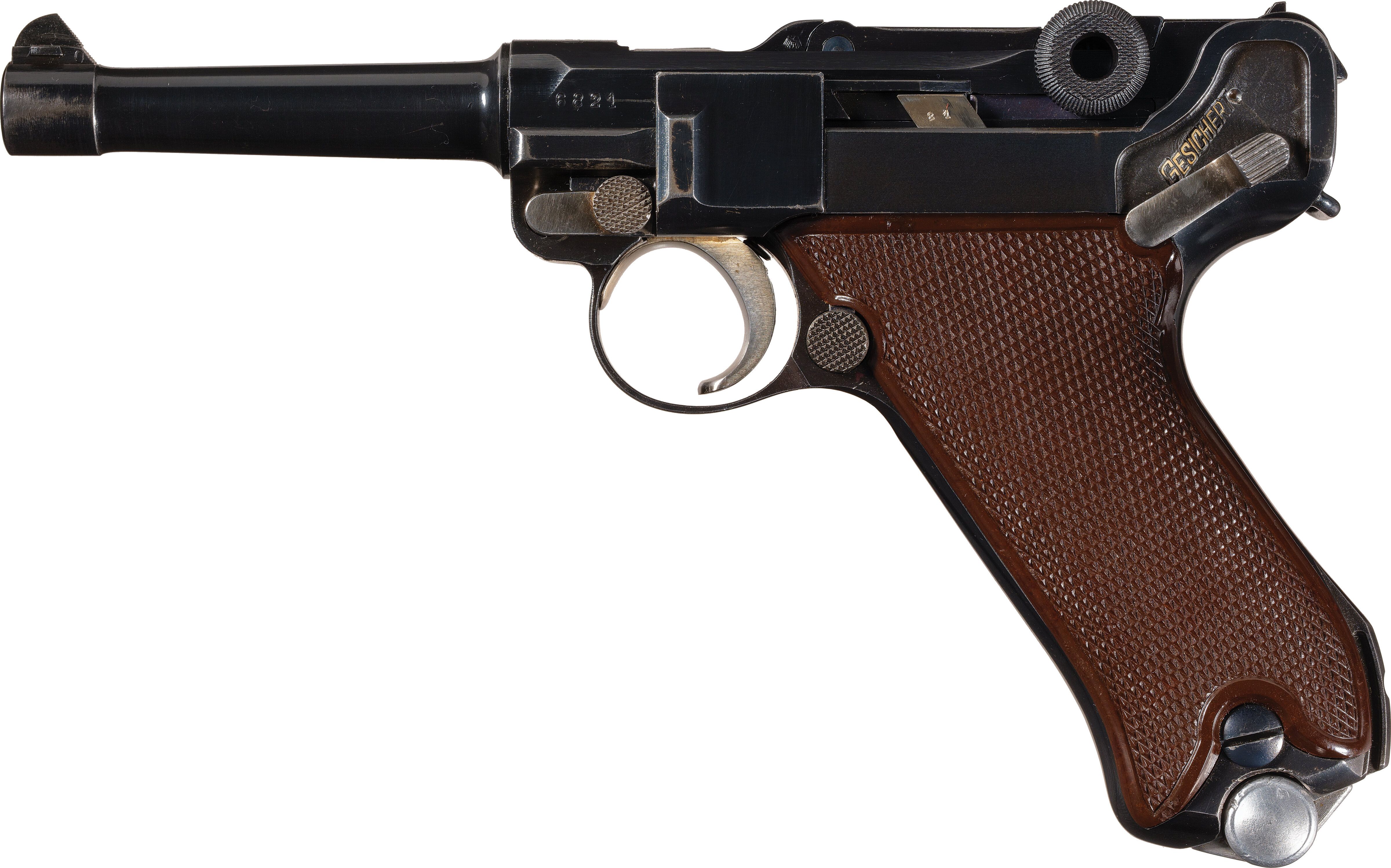 Pre-WWII Luftwaffe Contract Krieghoff "1937" Date Luger Pistol | Rock ...