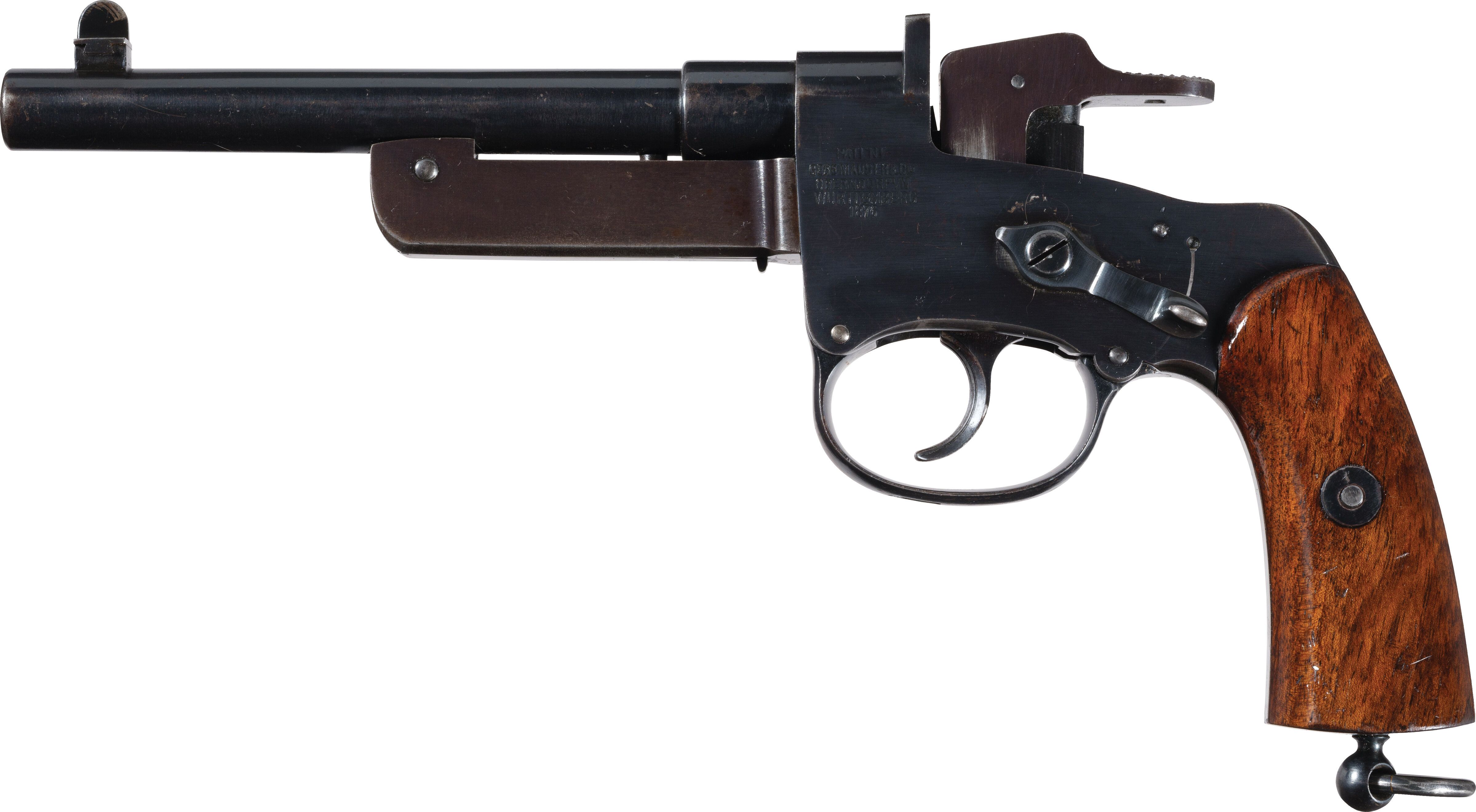 German Mauser Model 1877 Single Shot Falling Block Pistol | Rock Island ...