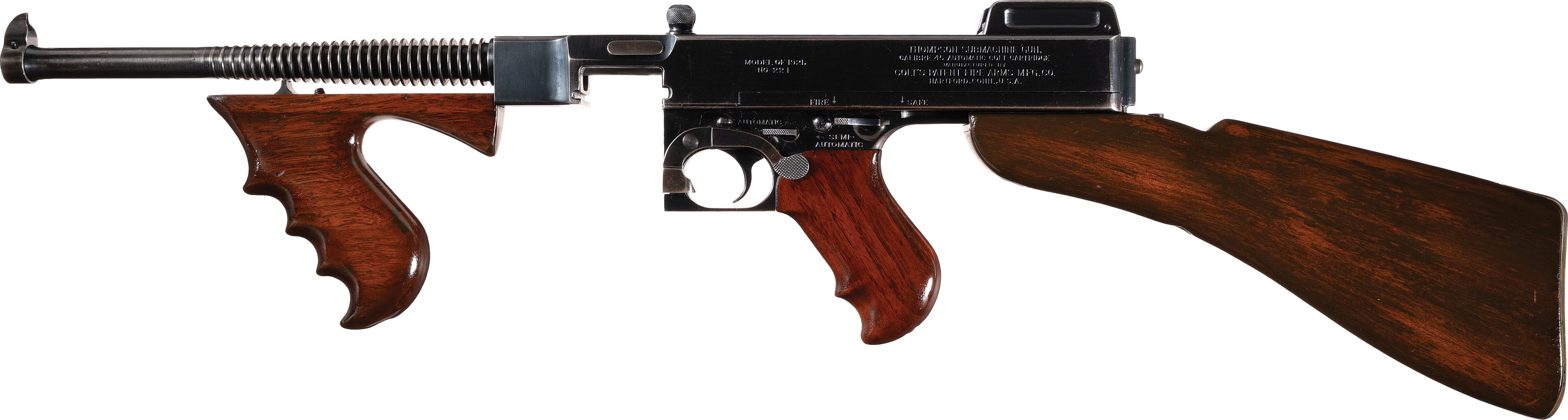 Colt Model 1921 Thompson, Class III/NFA C&R Machine Gun | Rock Island ...