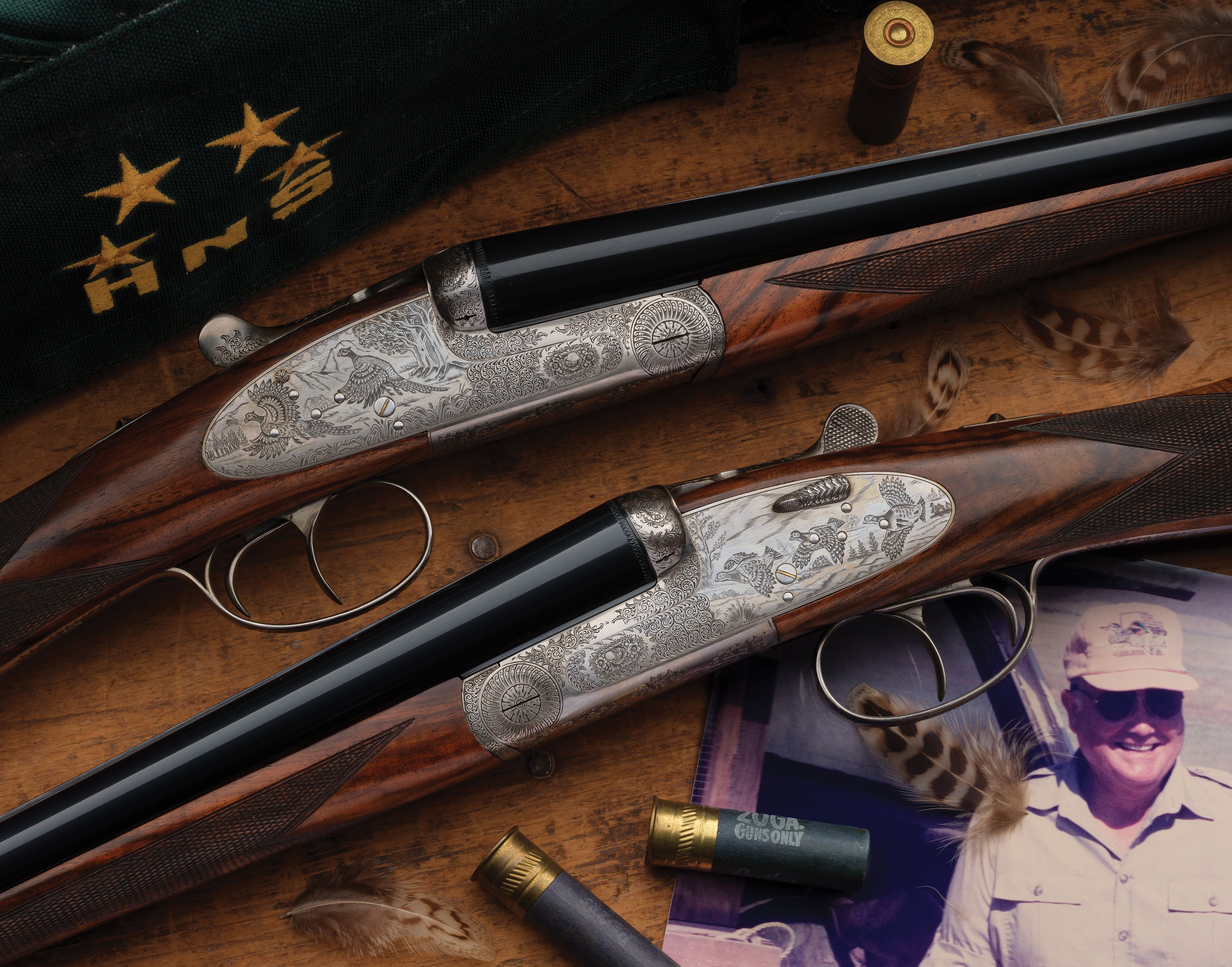 Engraved Arrieta 20 Gauge Sidelock Double Barrel Shotguns | Rock Island ...
