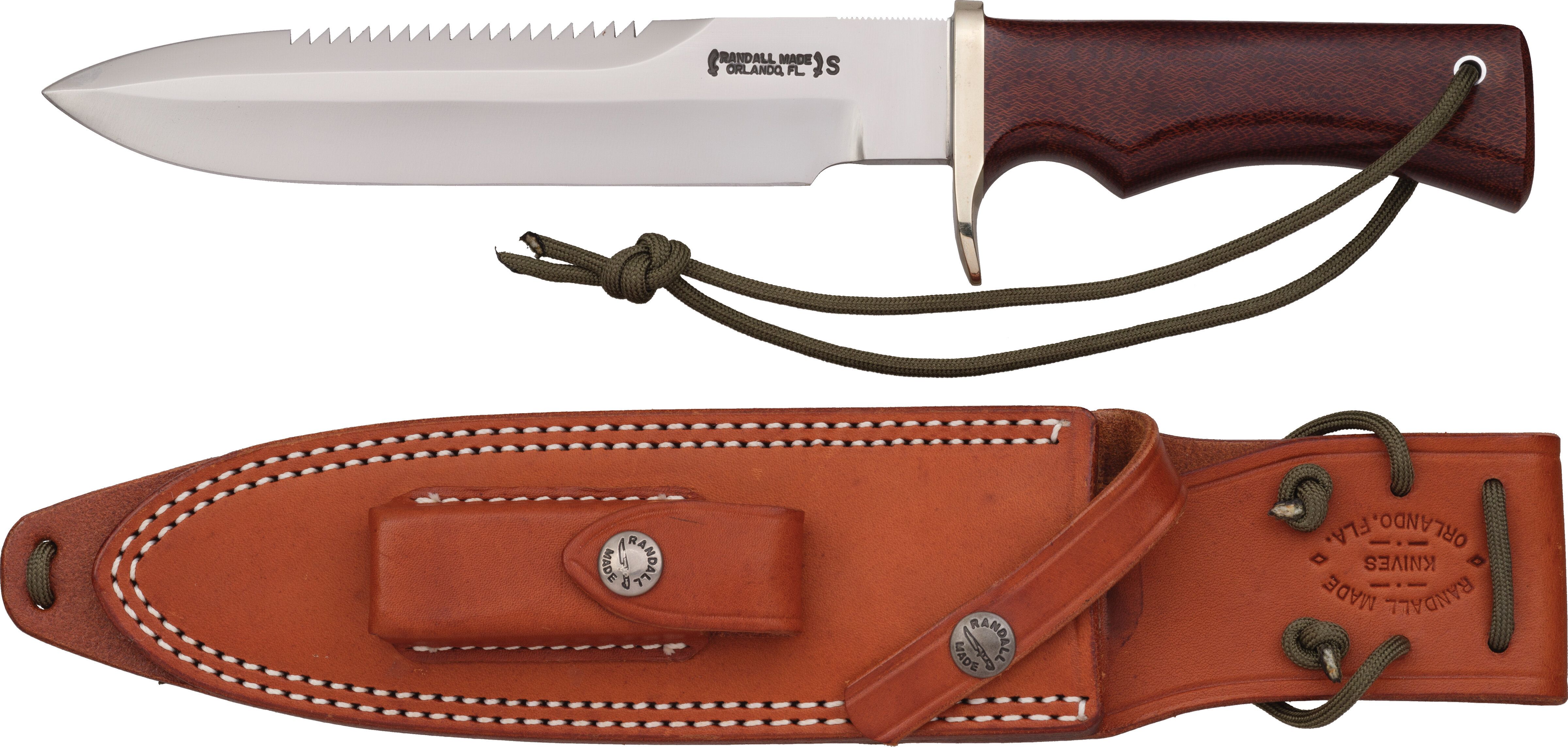 Randall Model 14-7 Attack Knife with Sheath and Soft Case | Rock Island ...