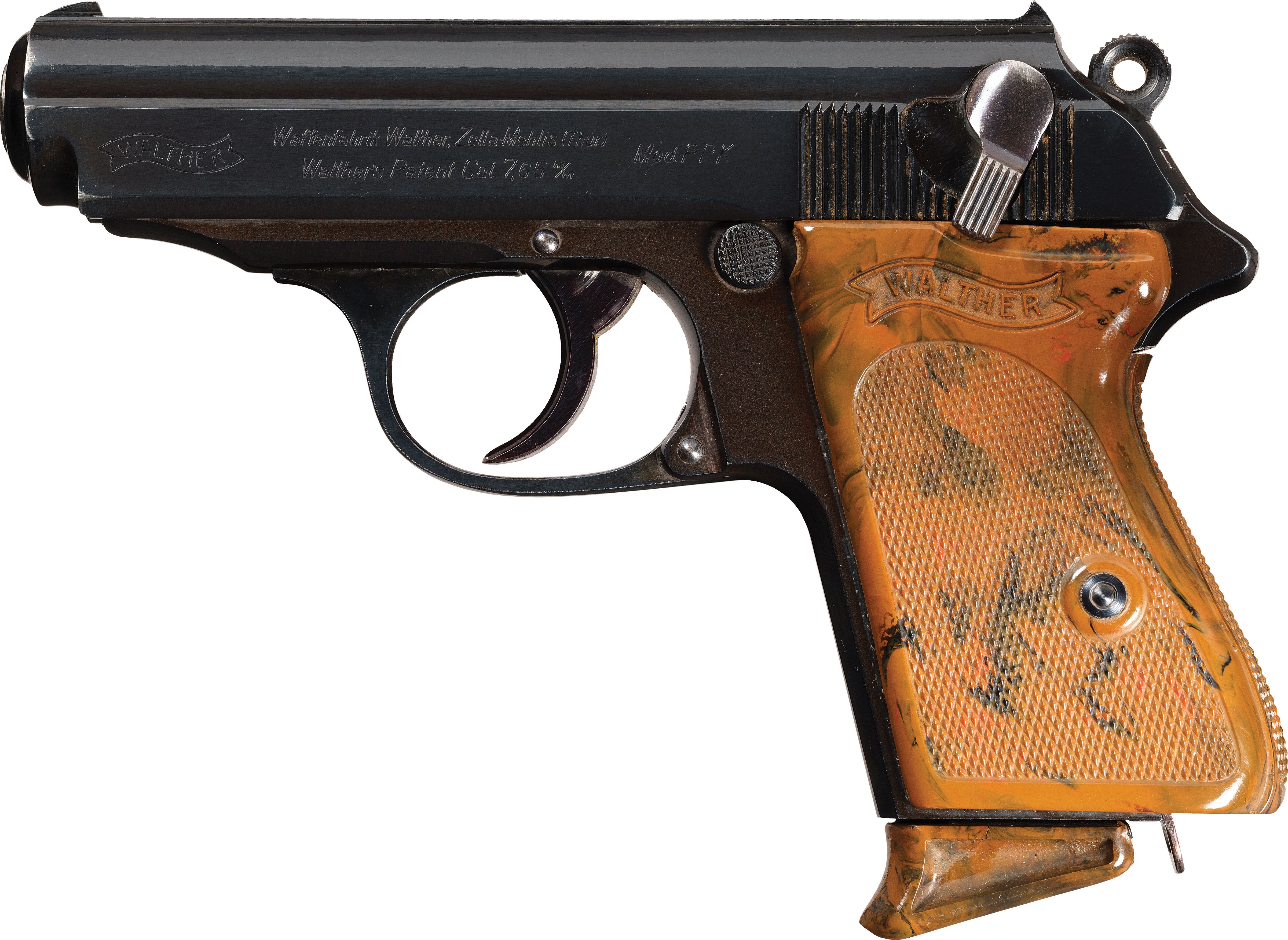 Pre-WWII German Walther PPK Semi-Automatic Pistol with Holster | Rock ...