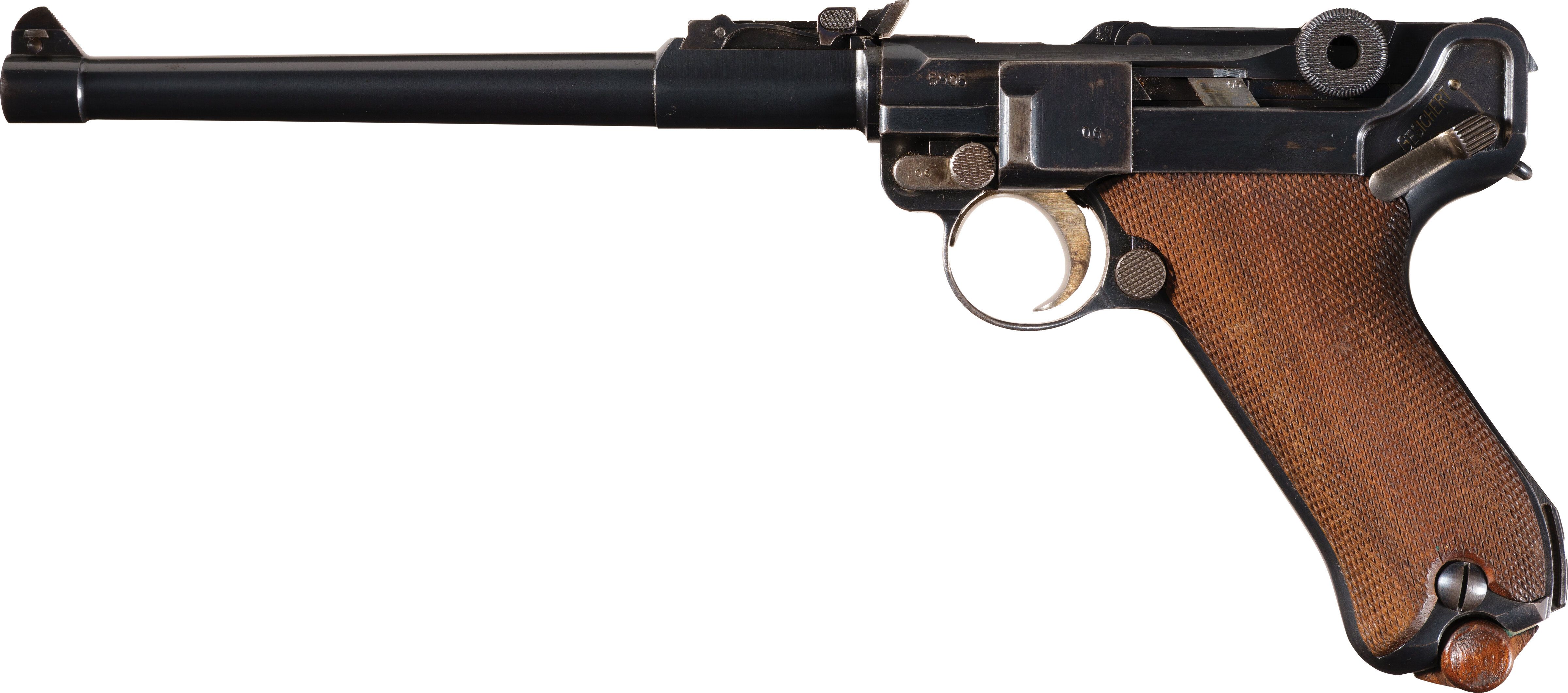 WWI Imperial German "1916" DWM M1914 Artillery Luger Pistol | Rock ...