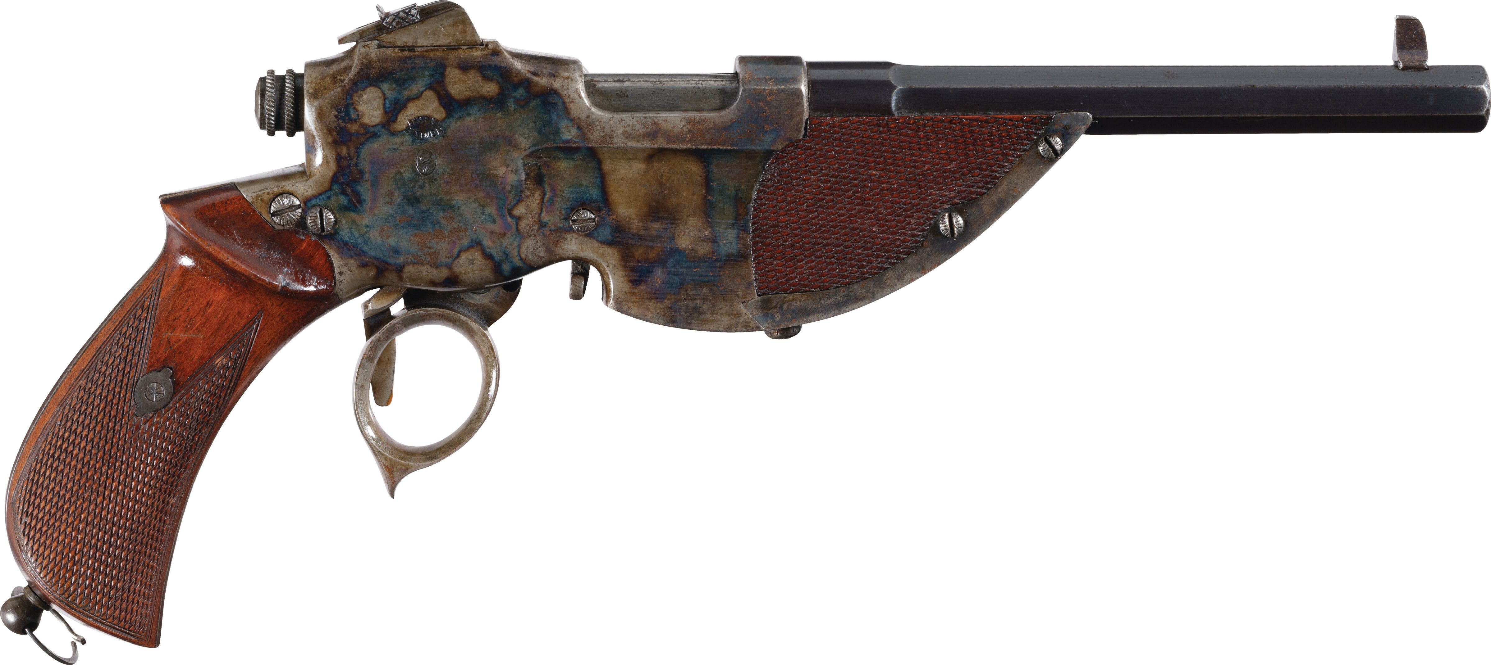 Attractive Gustav Bittner Model 1896 Manual Repeating Pistol | Rock ...