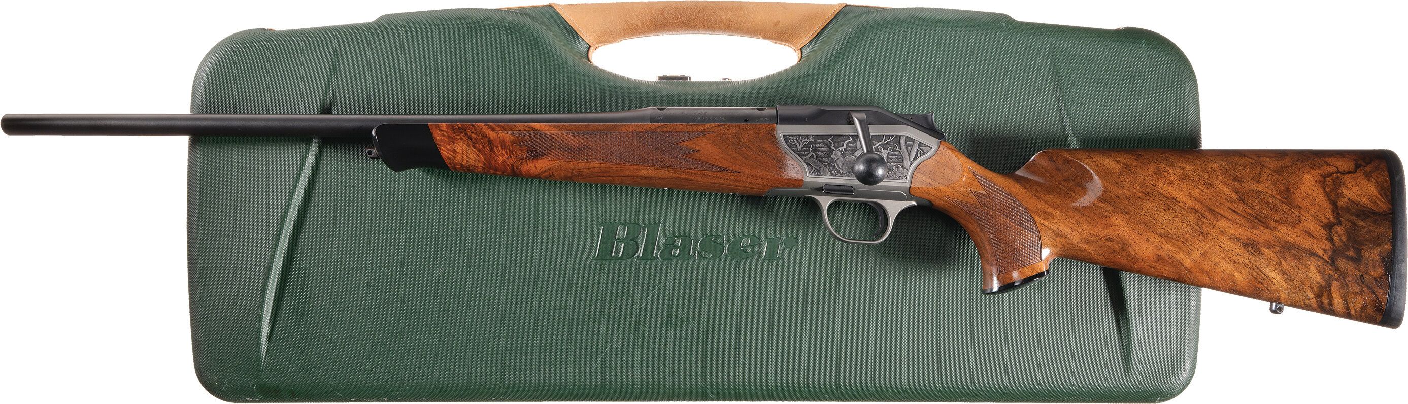 Blaser R8 Safari Luxus Straight Pull Bolt Action Rifle with Case | Rock ...