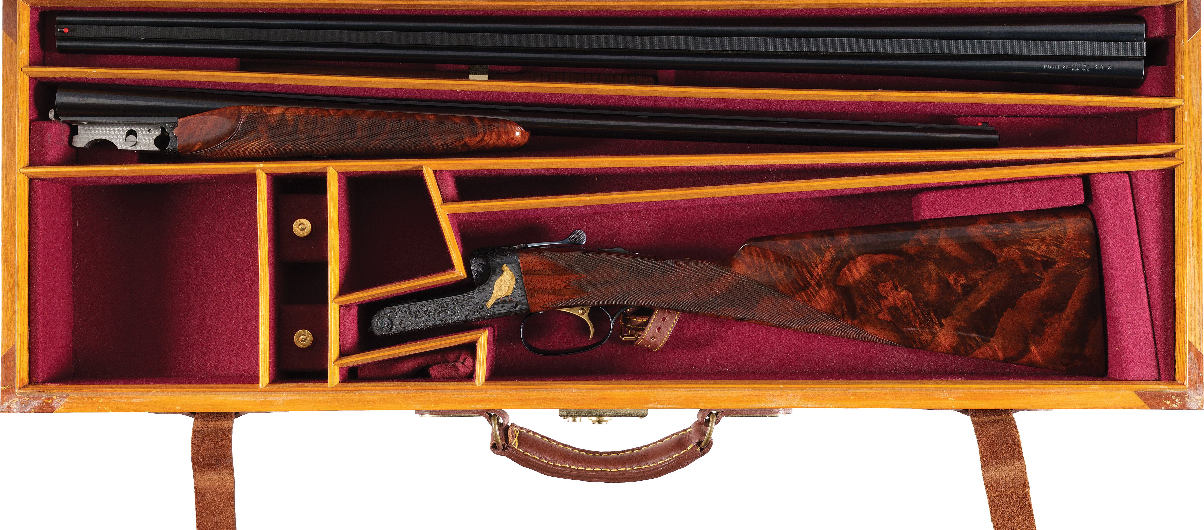 Rizzini Engraved C.S.M.C. .410 Model 21 Shotgun Two Barrel Set | Rock ...