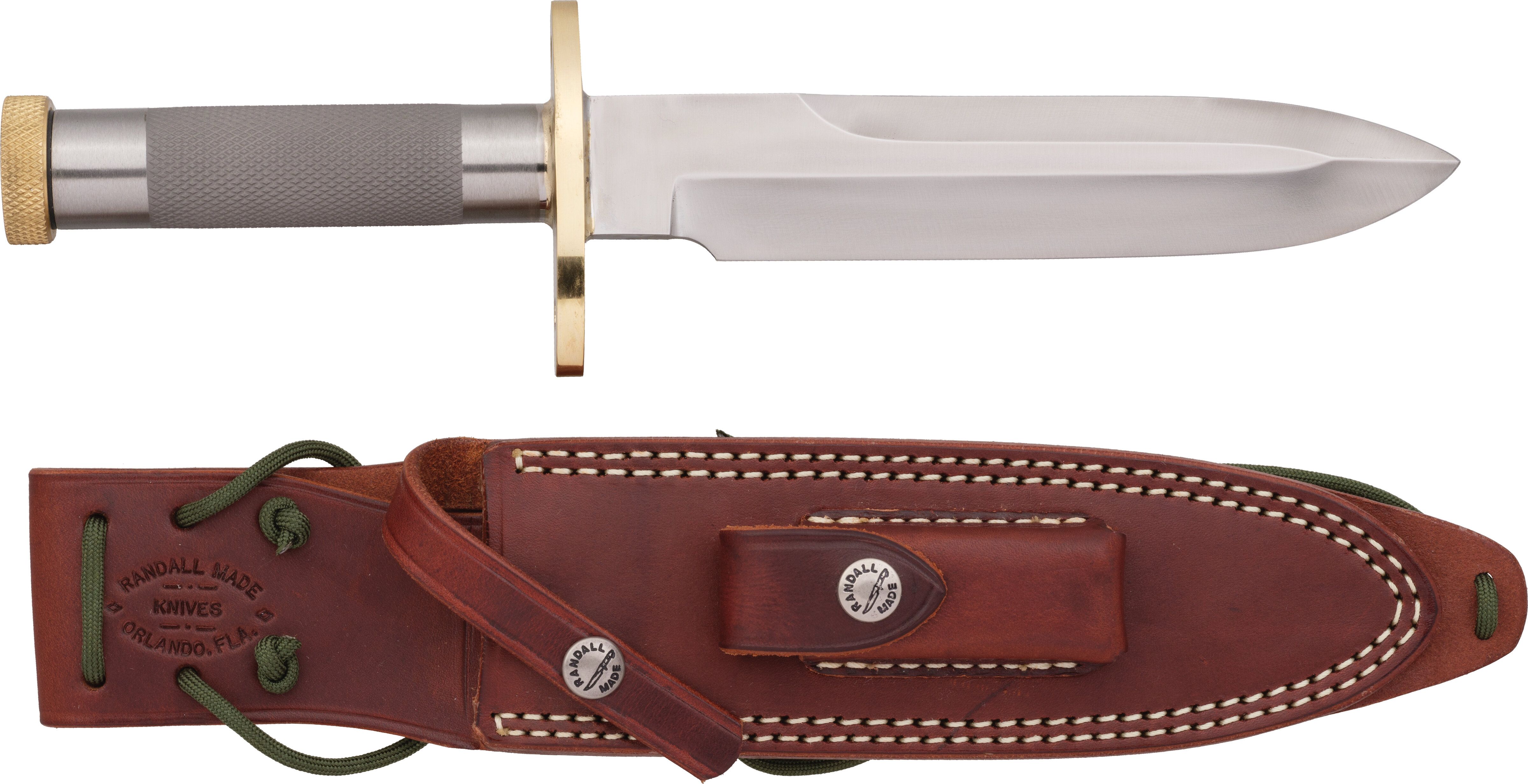 Randall Model 18 Attack-Survival Knife with Sheath | Rock Island Auction