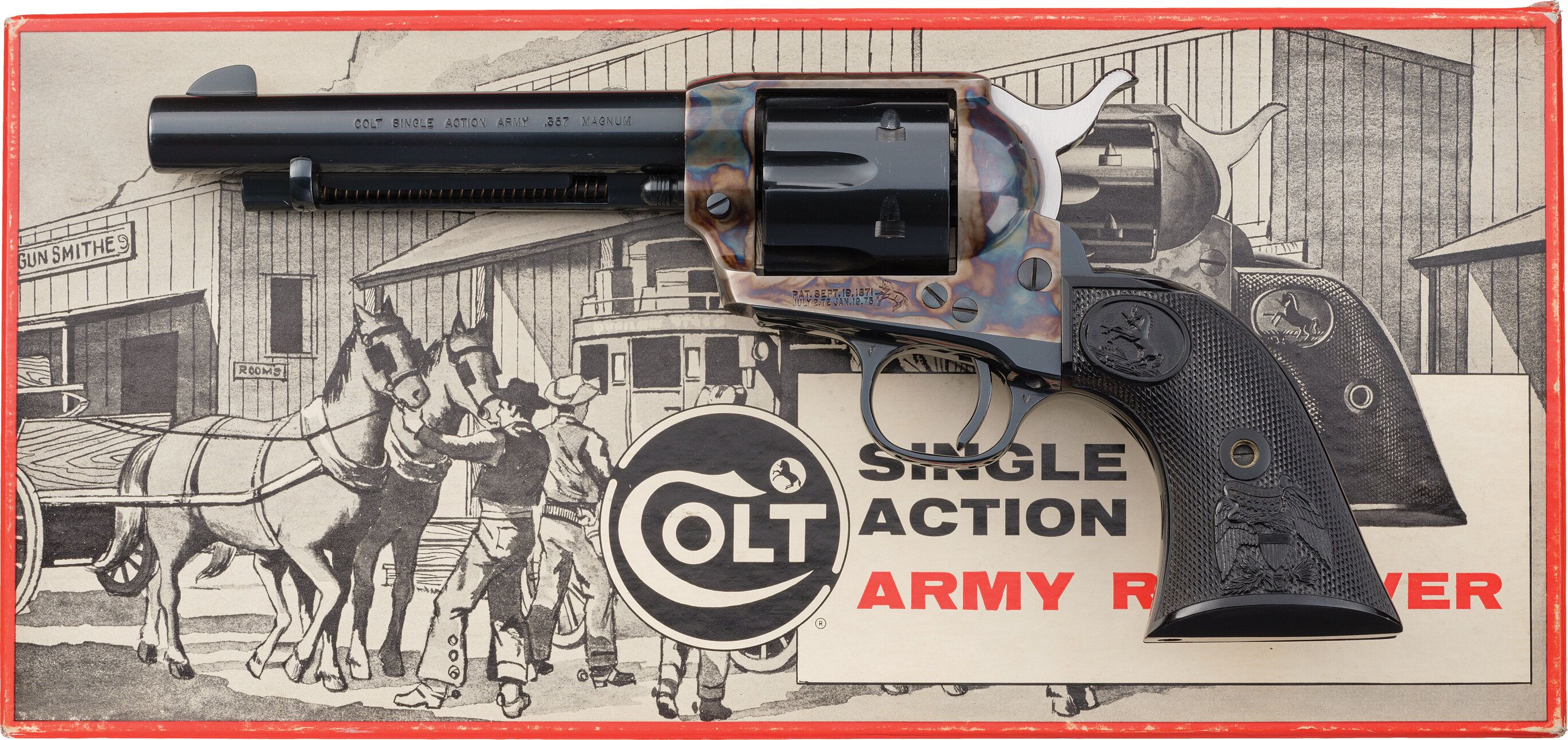 Colt 2nd Generation Single Action Army Revolver with Box | Rock Island ...