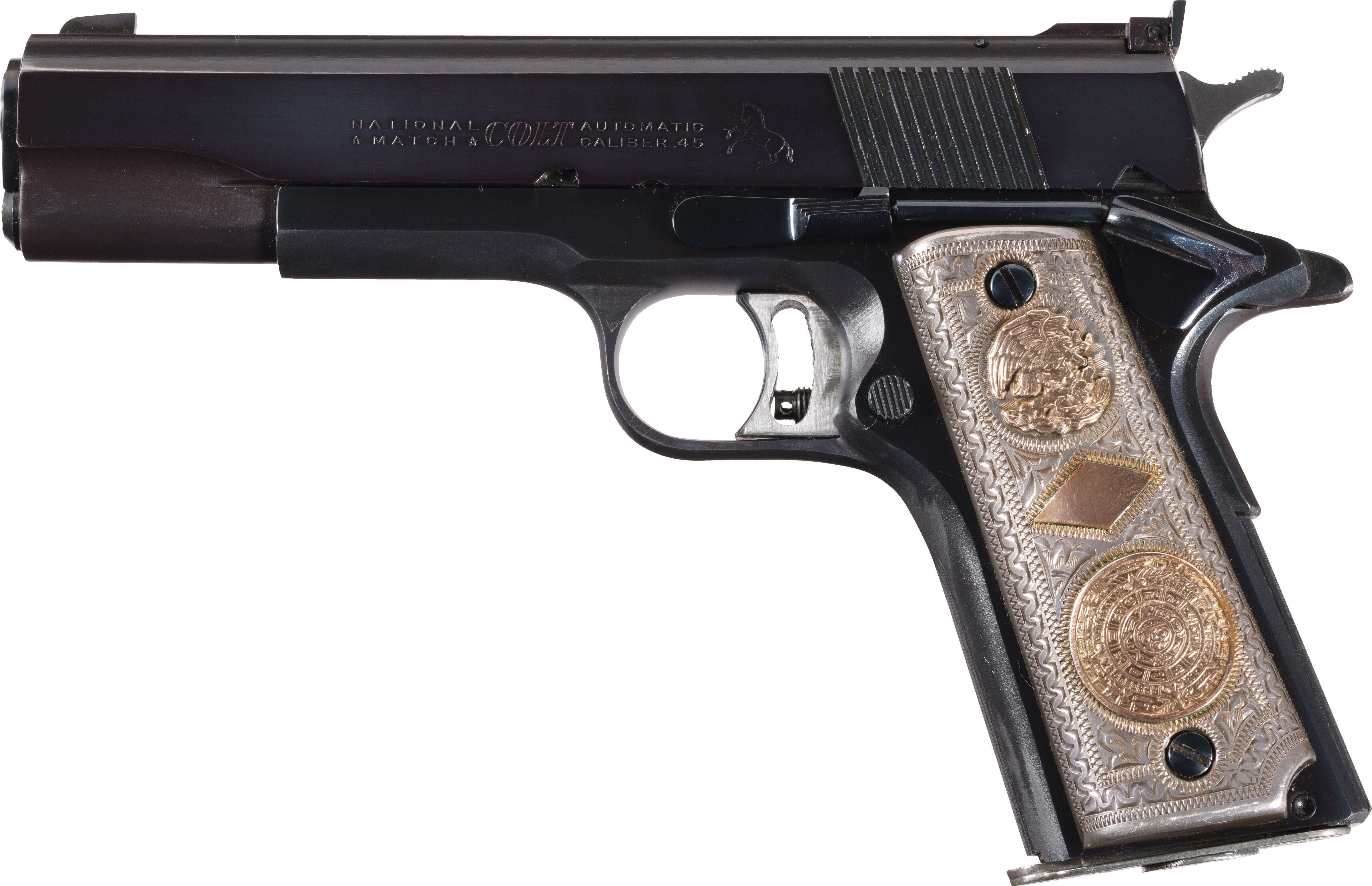 Texas Ranger's Colt Gold Cup National Match Pistol with Letters | Rock Island Auction