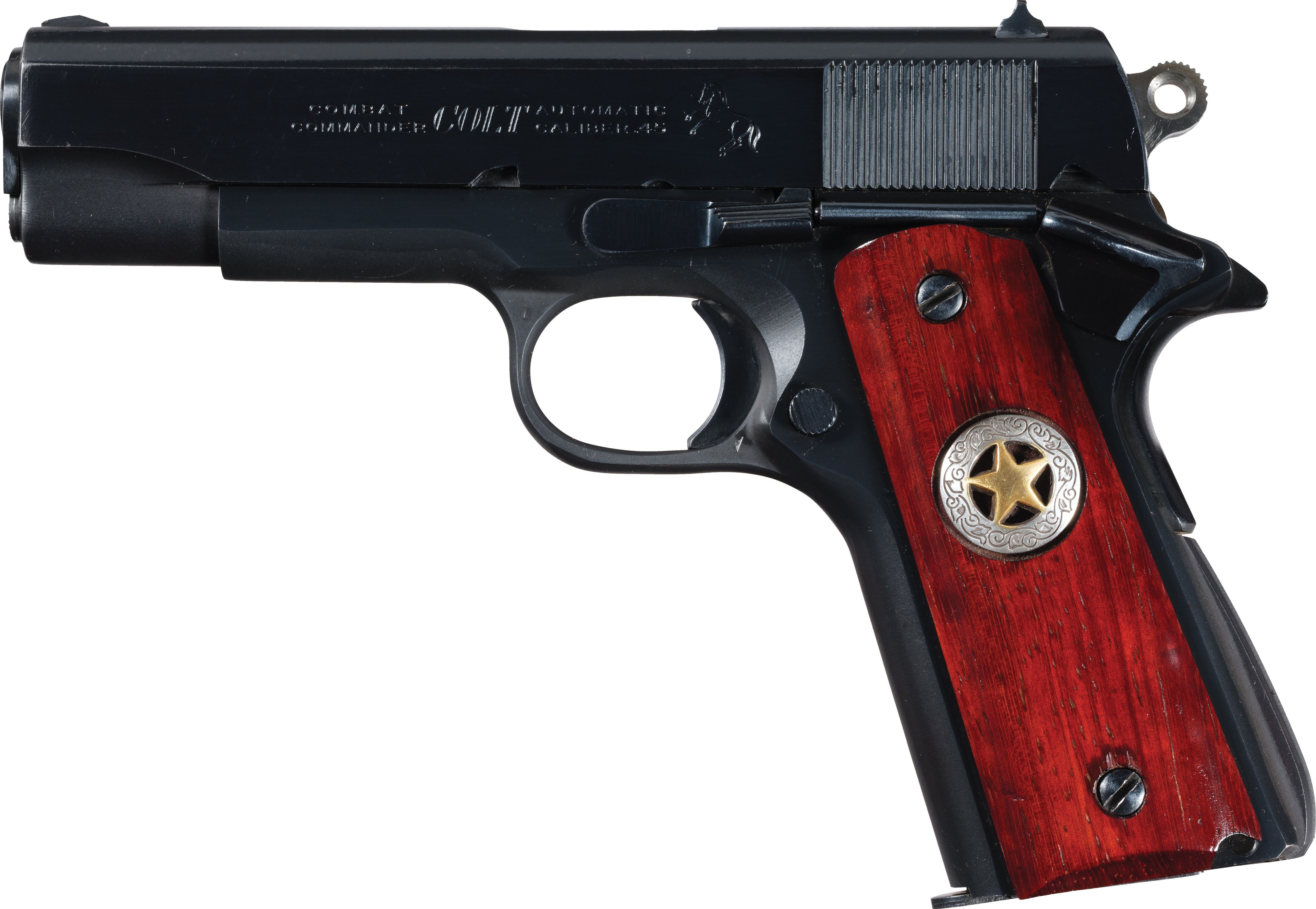 Colt Combat Commander Carried by Father & Son Texas Rangers | Rock ...