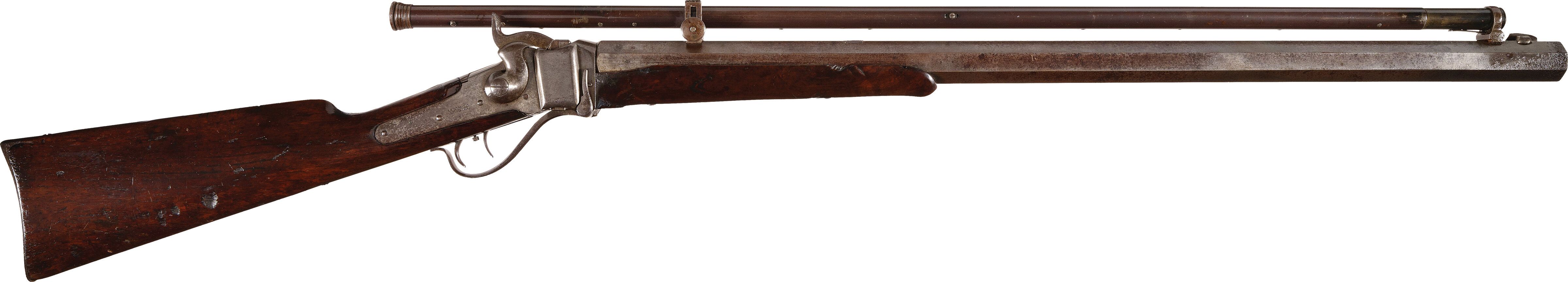 Sharps Sporting Buffalo Rifle in .45-70 with L.N. Mogg Scope | Rock ...