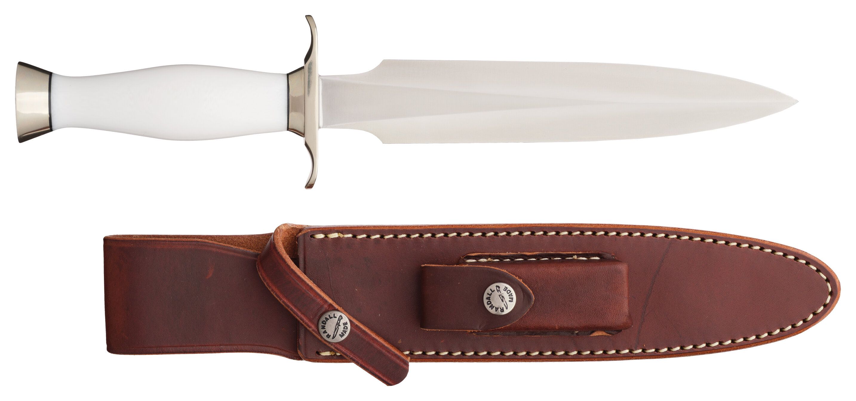 Randall Model 2-8 Fighting Stiletto Dagger with Sheath | Rock Island ...