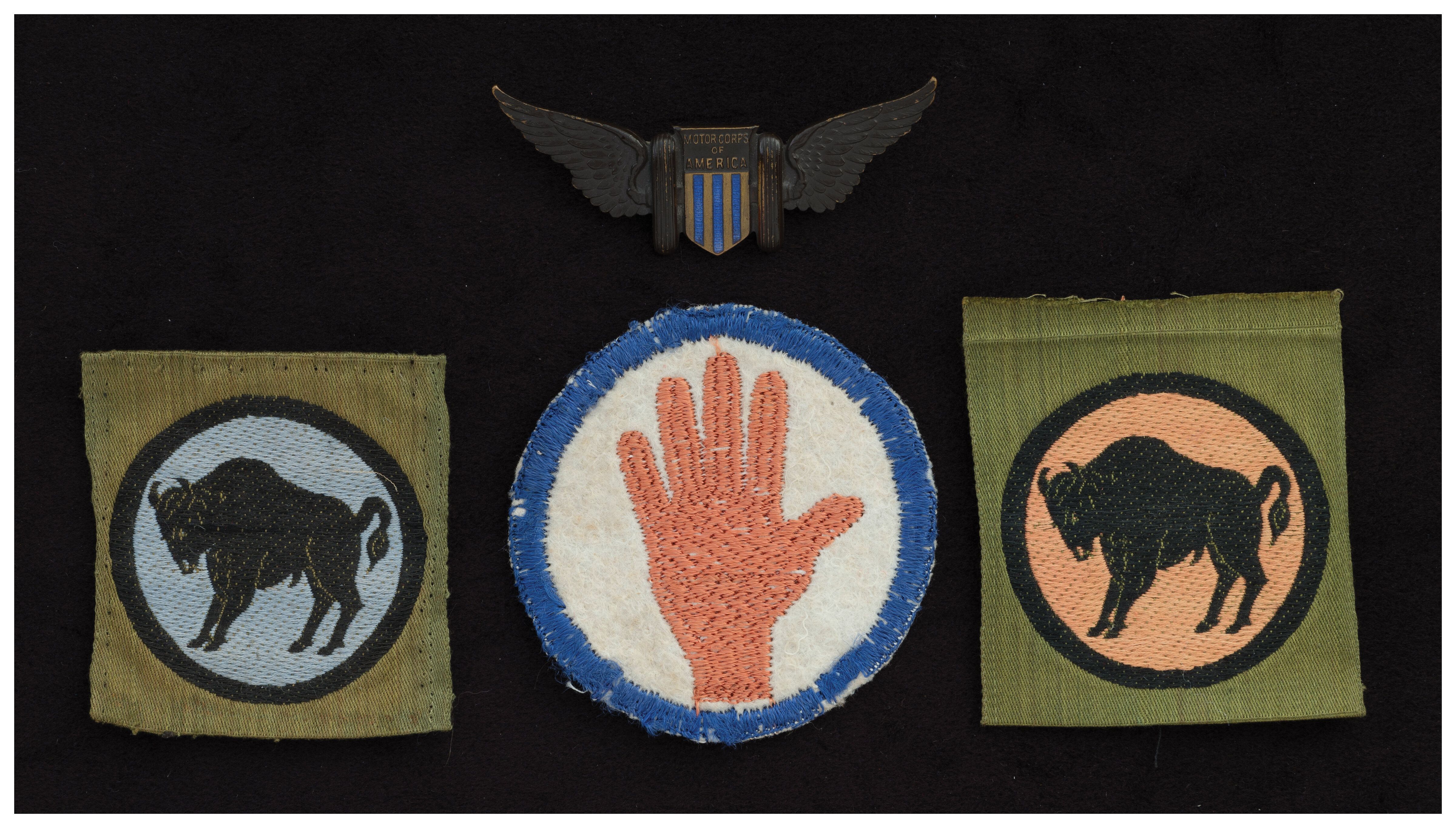 U.S. Colored Infantry Patches and Motor Corps of America Badge | Rock ...