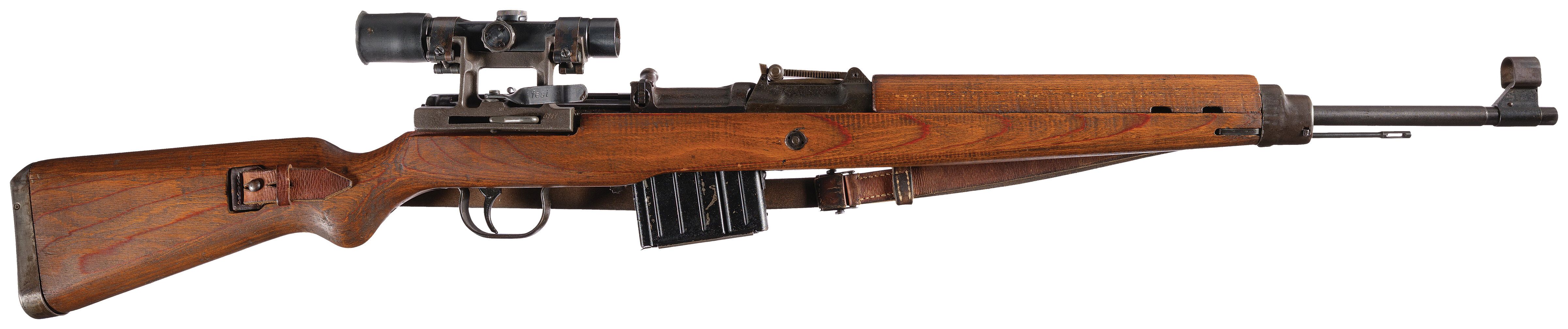 WWII German Walther "ac/44" Code K43 Sniper Rifle with ZF4 Scope | Rock ...