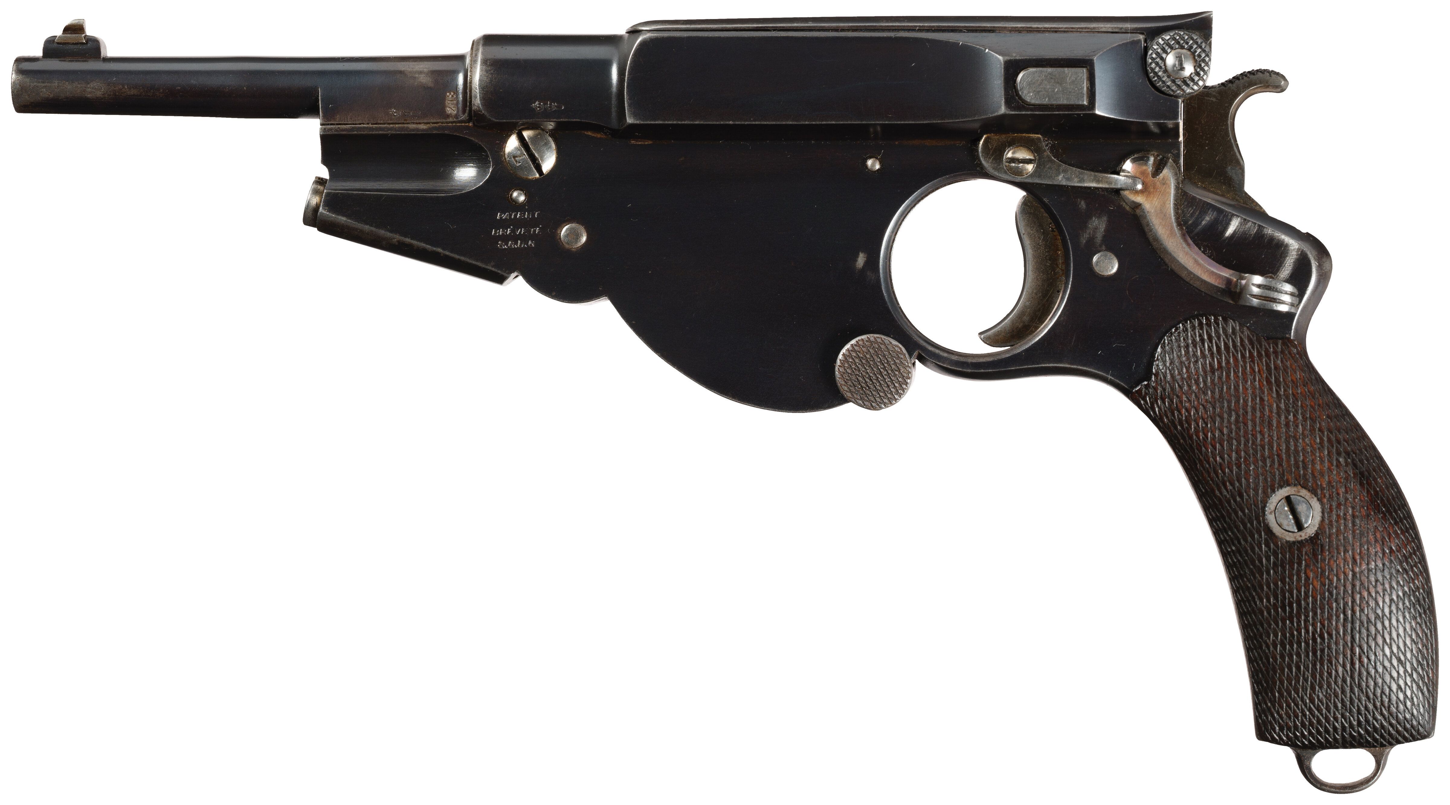 German V. C. Schilling Bergmann Model 1896 No. 3 Pistol | Rock Island ...