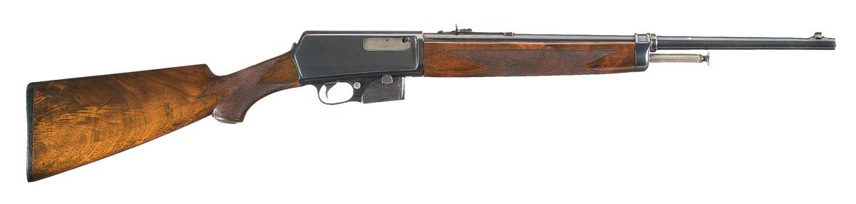 Winchester Deluxe Model 07 Semi-Automatic Rifle | Rock Island Auction